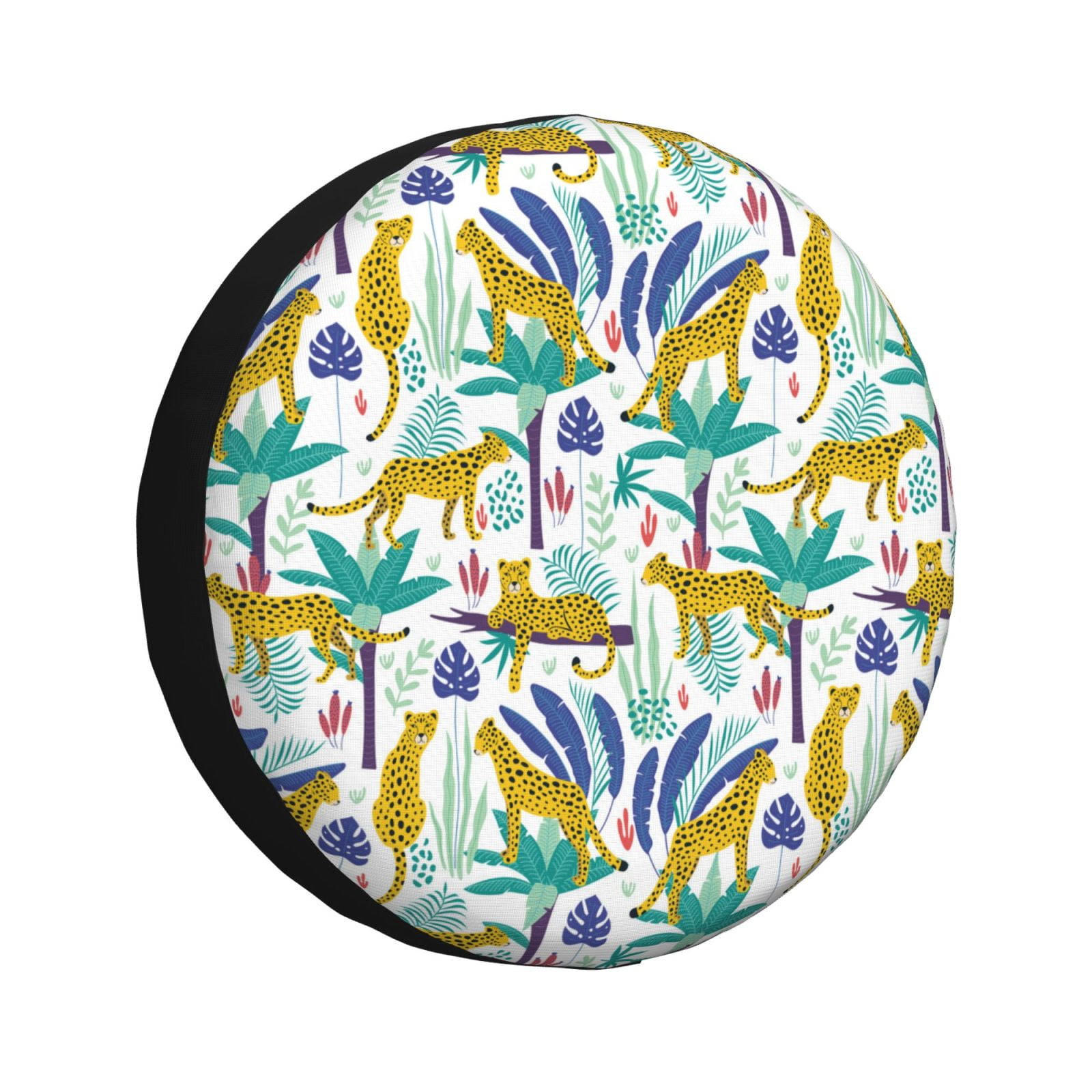Rv Spare Tire Cover 15 inch - summer leopard Tire Covers for Trailers ...
