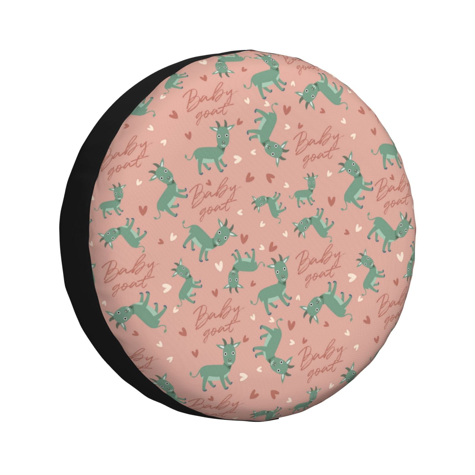 Rv Spare Tire Cover 16 inch - Abstract Cartoon Cute Goat Green Tire ...