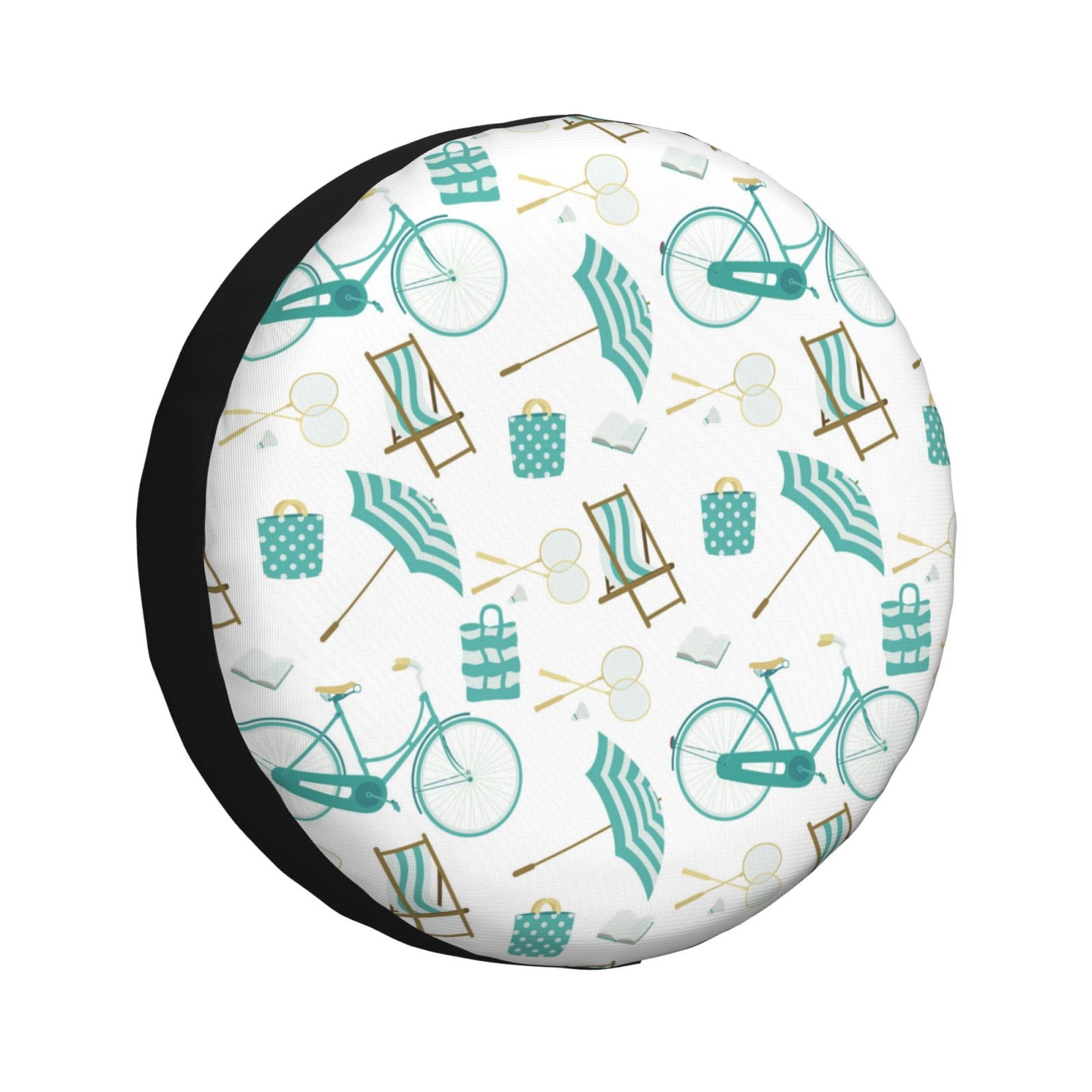 Rv Spare Tire Cover 16 inch - Bike Pattern Urban Tire Covers for ...