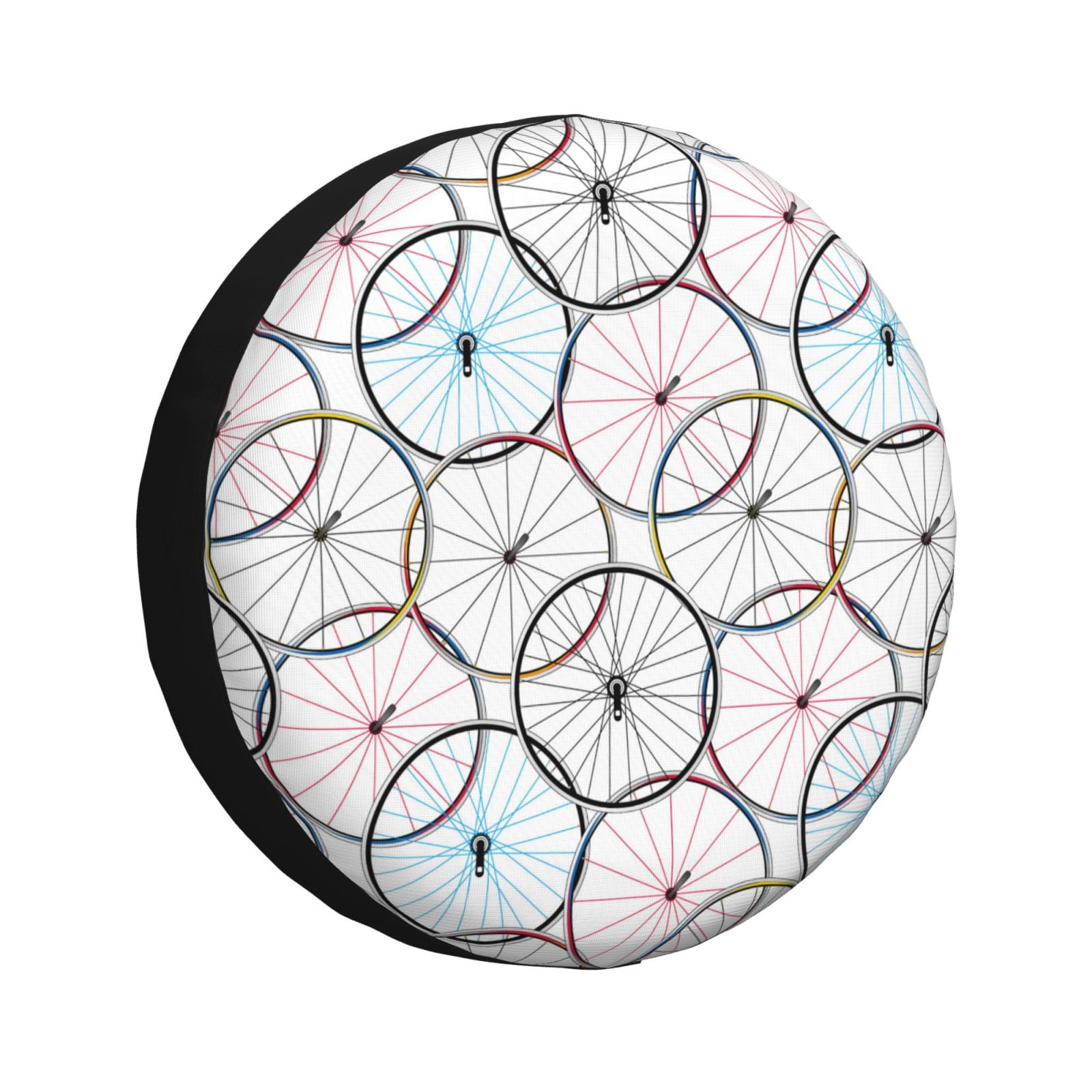 Rv Spare Tire Cover 16 inch - Bike wheel Pattern red Tire Covers for ...
