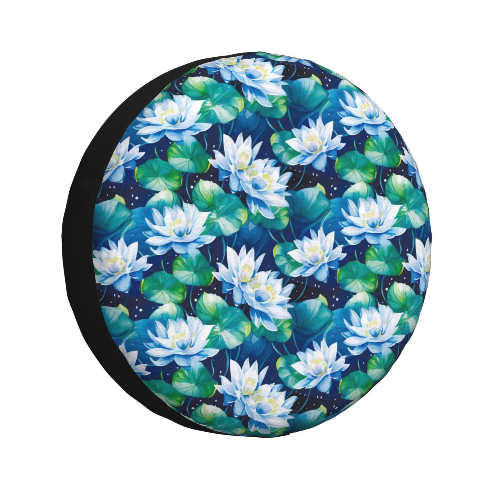 Rv Spare Tire Cover 16 inch - Blue Lotus Flower Tire Covers for ...