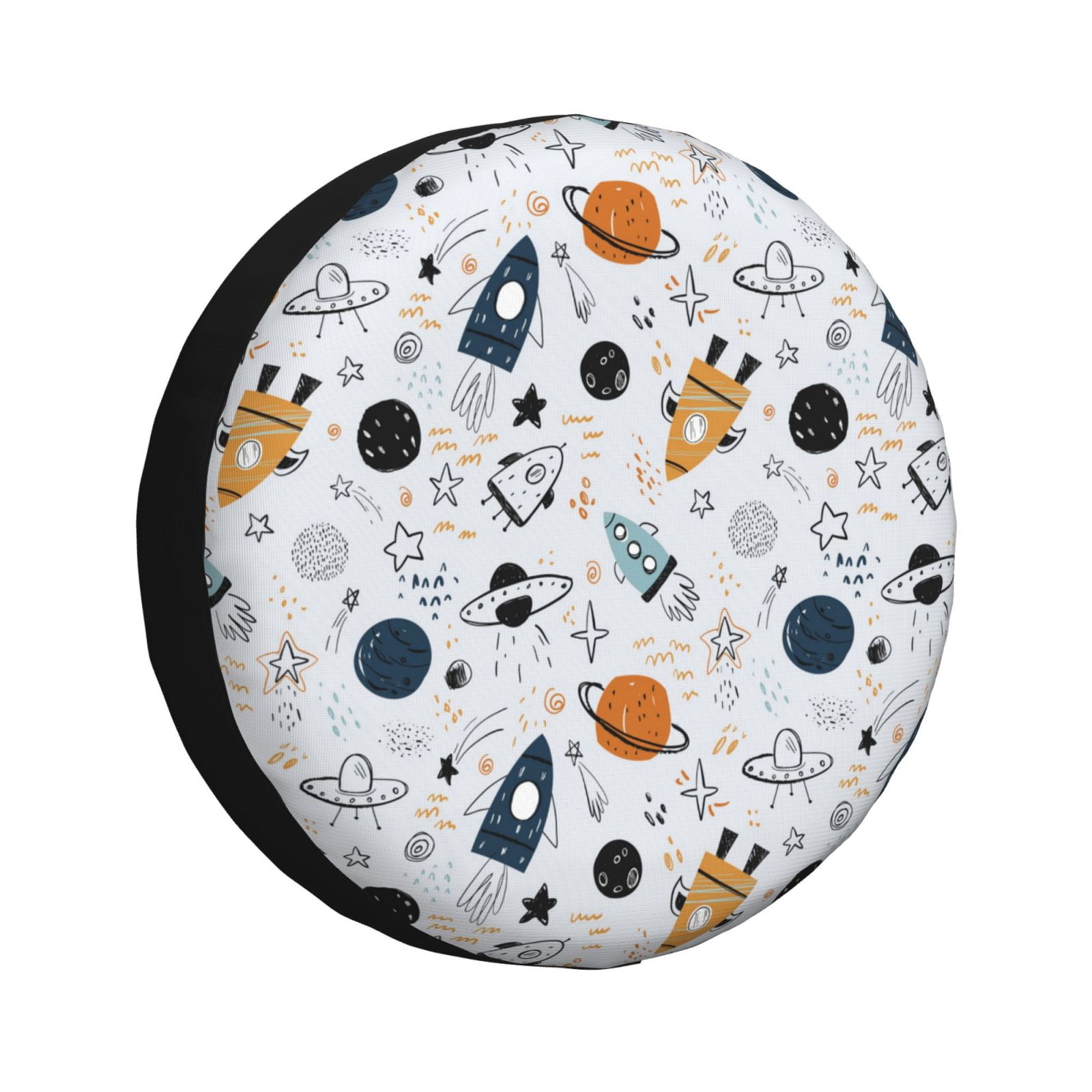 Rv Spare Tire Cover 16 inch - Cartoon Planets Tire Covers for Trailers ...