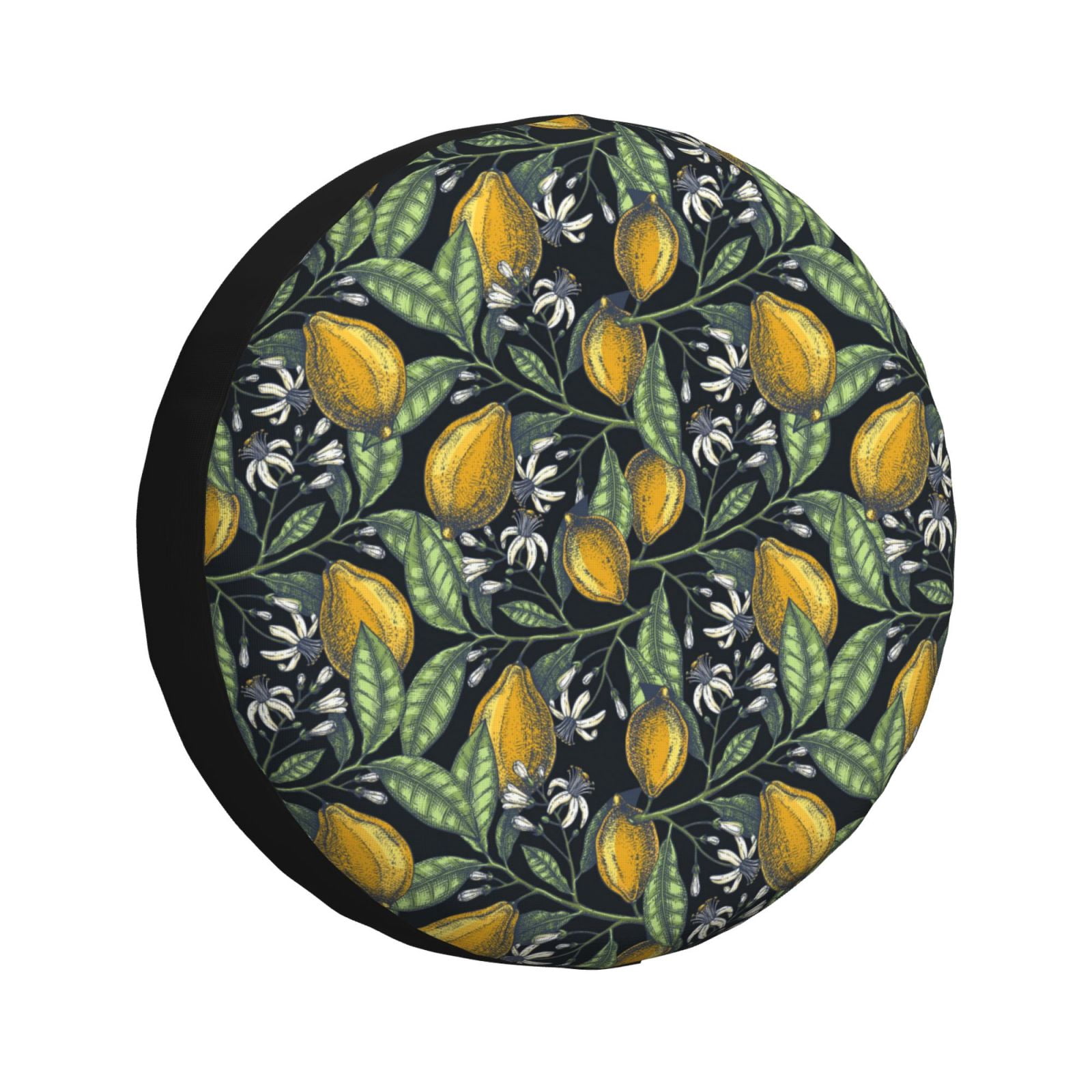 Rv Spare Tire Cover 16 inch - Citrus Fruits Elegant Lemons Tire Covers ...