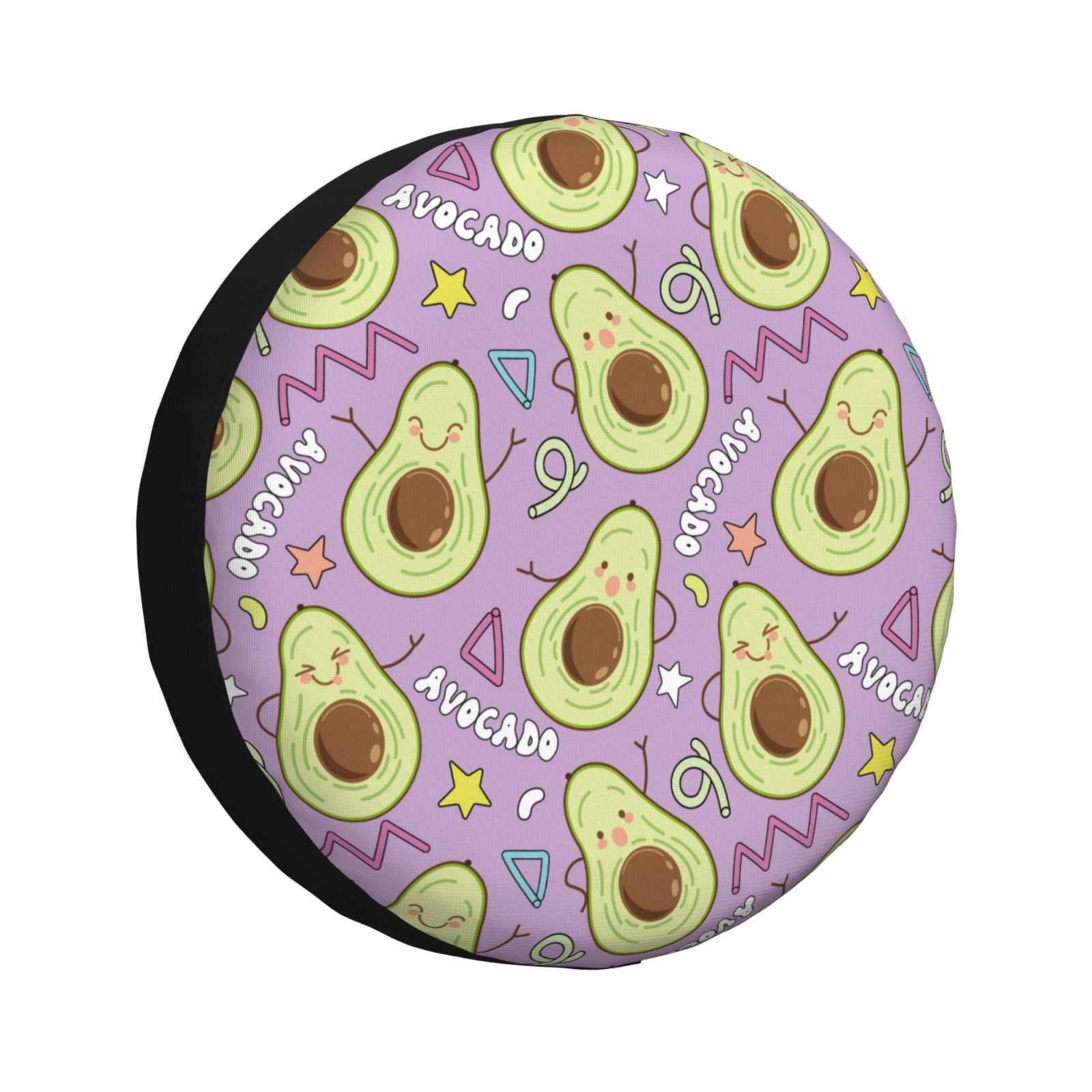 Rv Spare Tire Cover 16 inch - Cute Avocado Star Purple Tire Covers for ...
