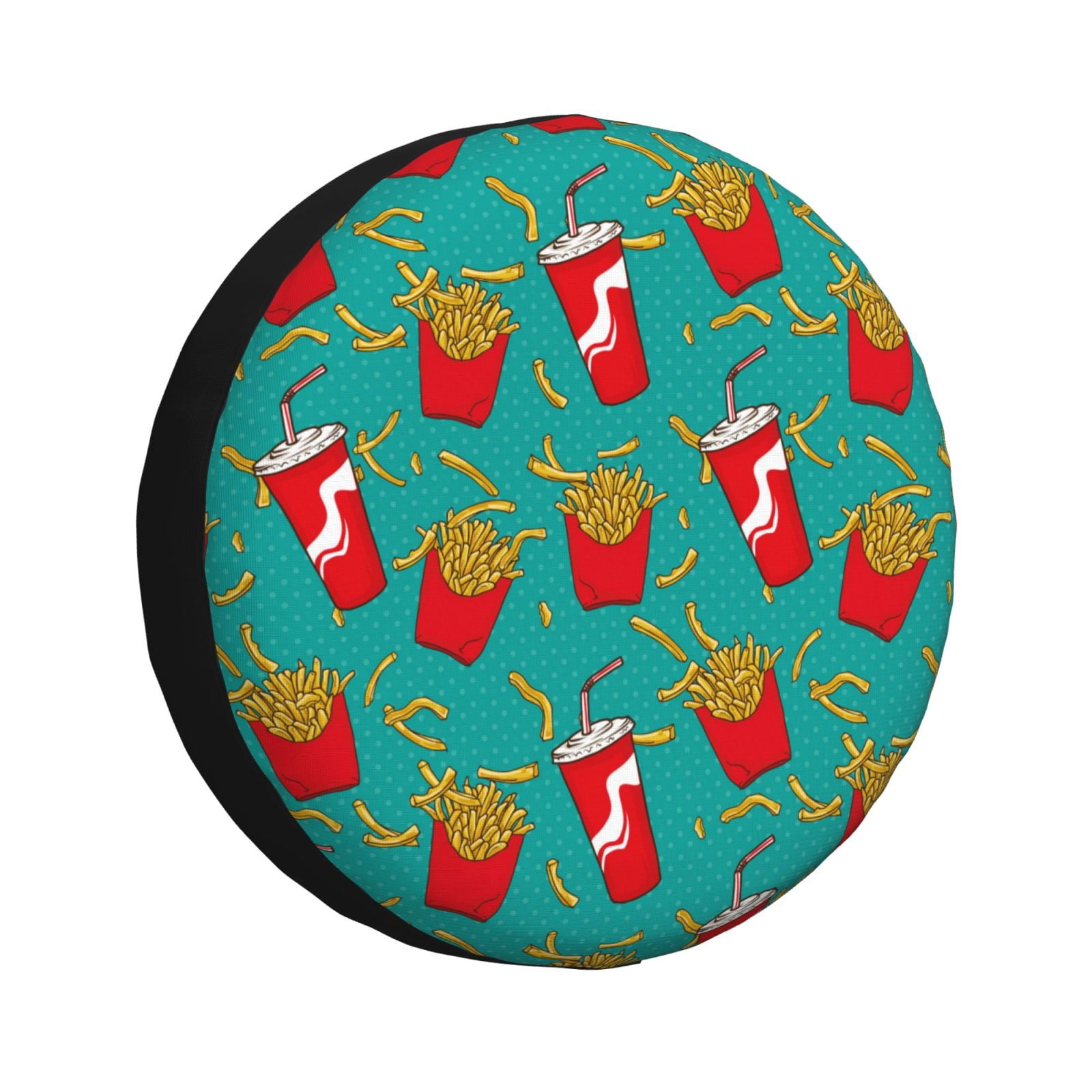 Rv Spare Tire Cover 16 inch - Cute Fries Drink Tire Covers for Trailers ...