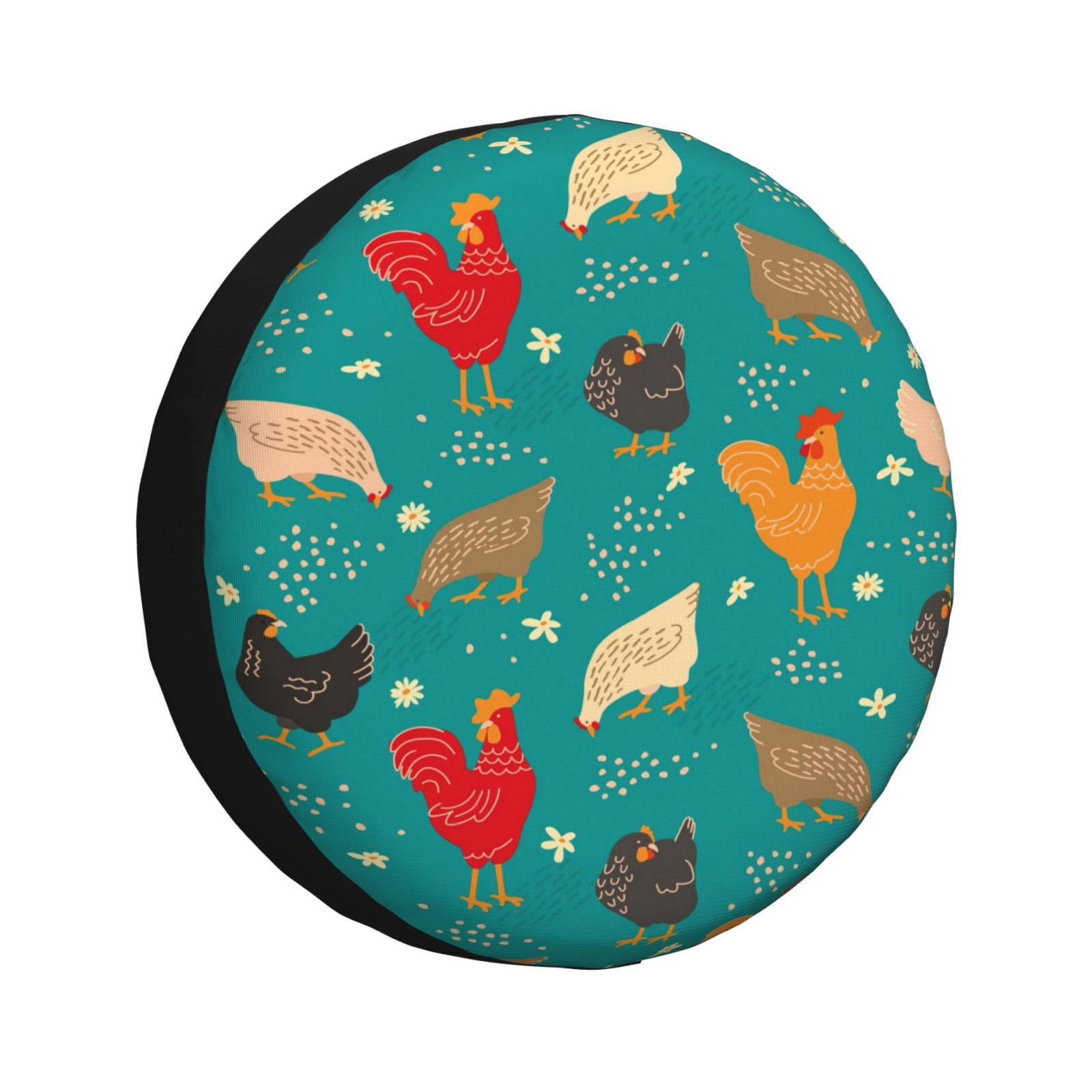 Rv Spare Tire Cover 16 inch - Cute Hens And Rooster Tire Covers for ...