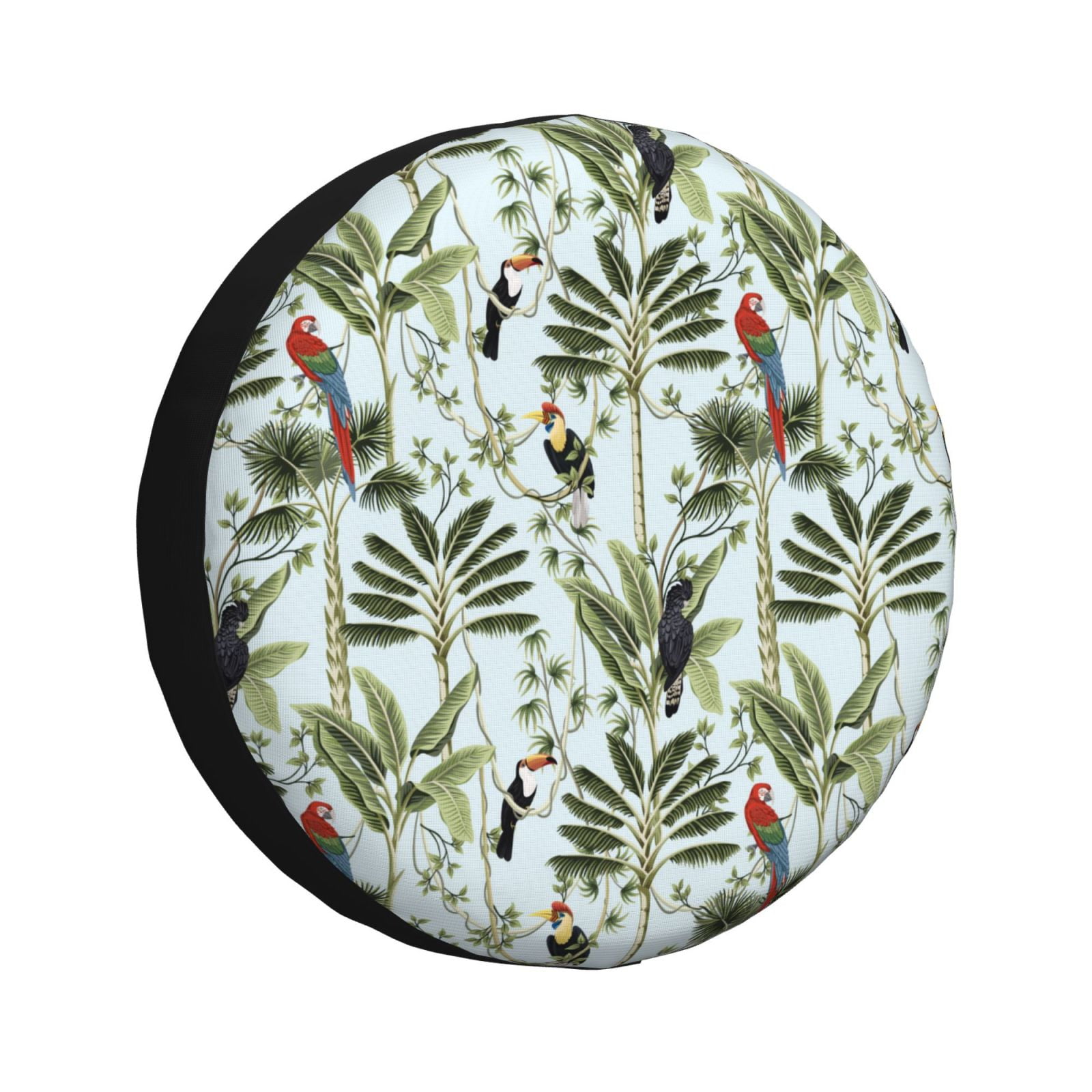 Rv Spare Tire Cover 16 inch - Cute Parrot Toucan Palm Tree Tire Covers ...