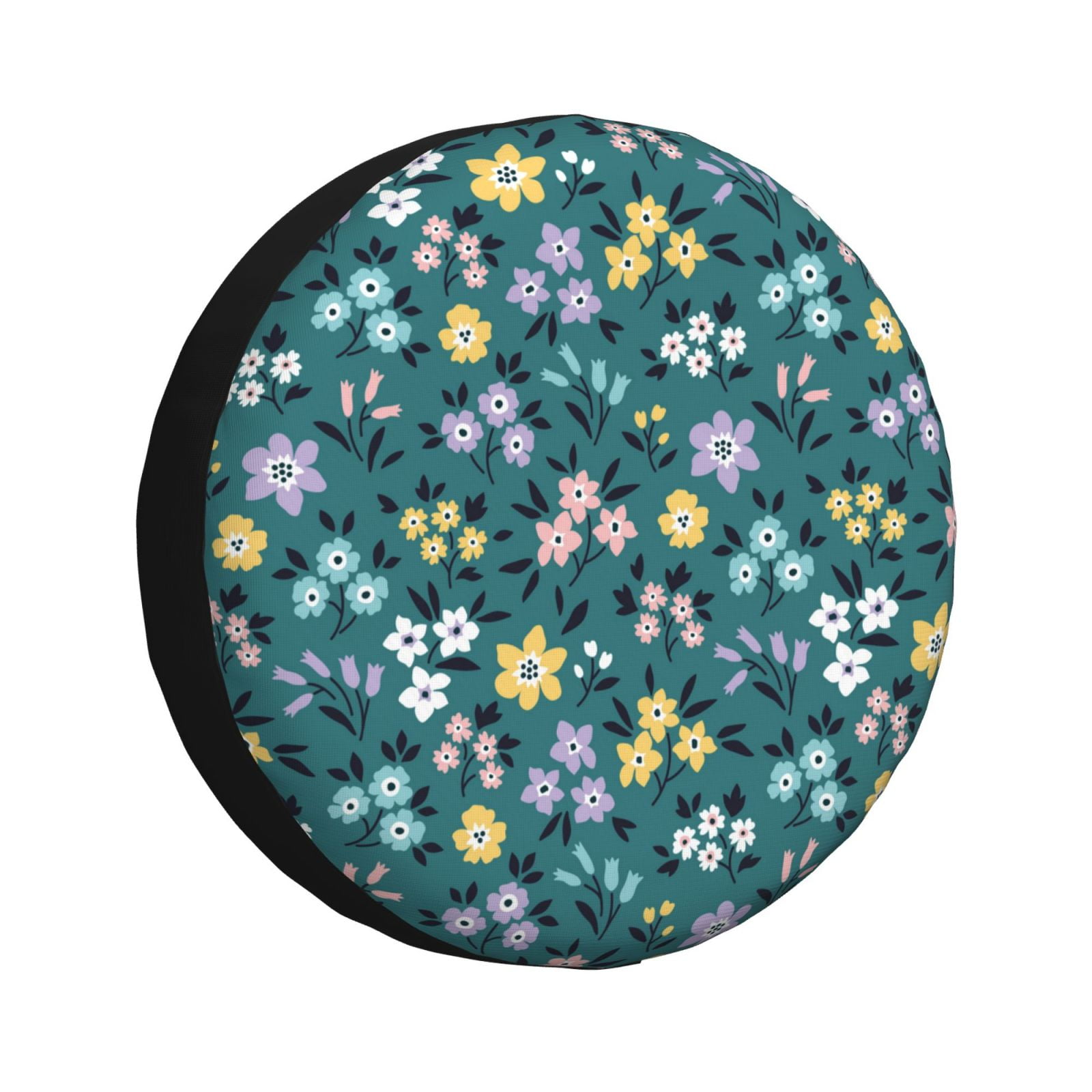 Rv Spare Tire Cover 16 inch - Floral print C Tire Covers for Trailers ...