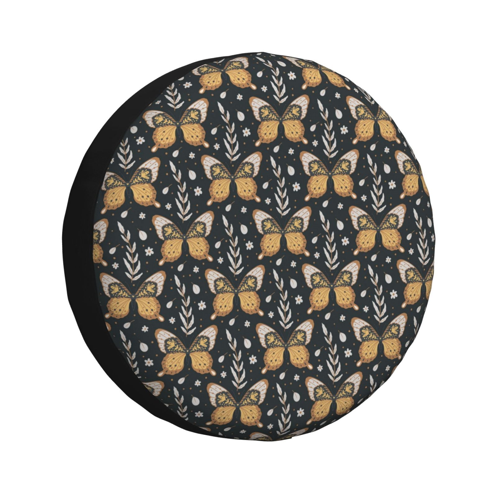 Rv Spare Tire Cover 16 inch - Flower Butterfly Tire Covers for Trailers ...