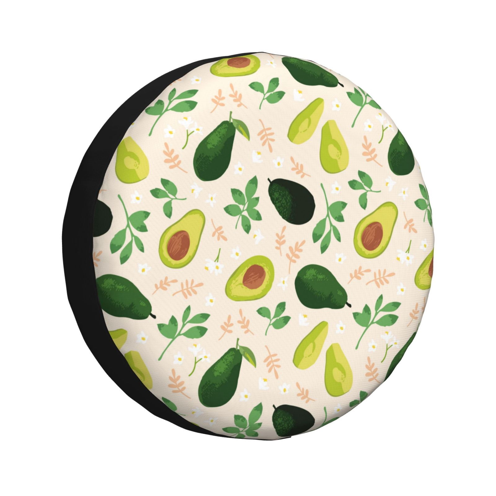 Rv Spare Tire Cover 16 inch - Funny Avocado Leaves Tire Covers for ...