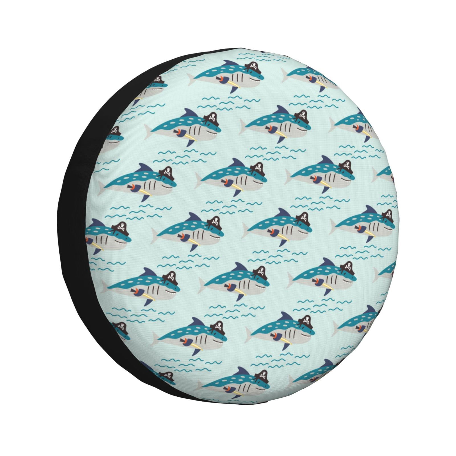 Rv Spare Tire Cover 16 inch - Funny and Cute Pirate Shark Tire Covers ...