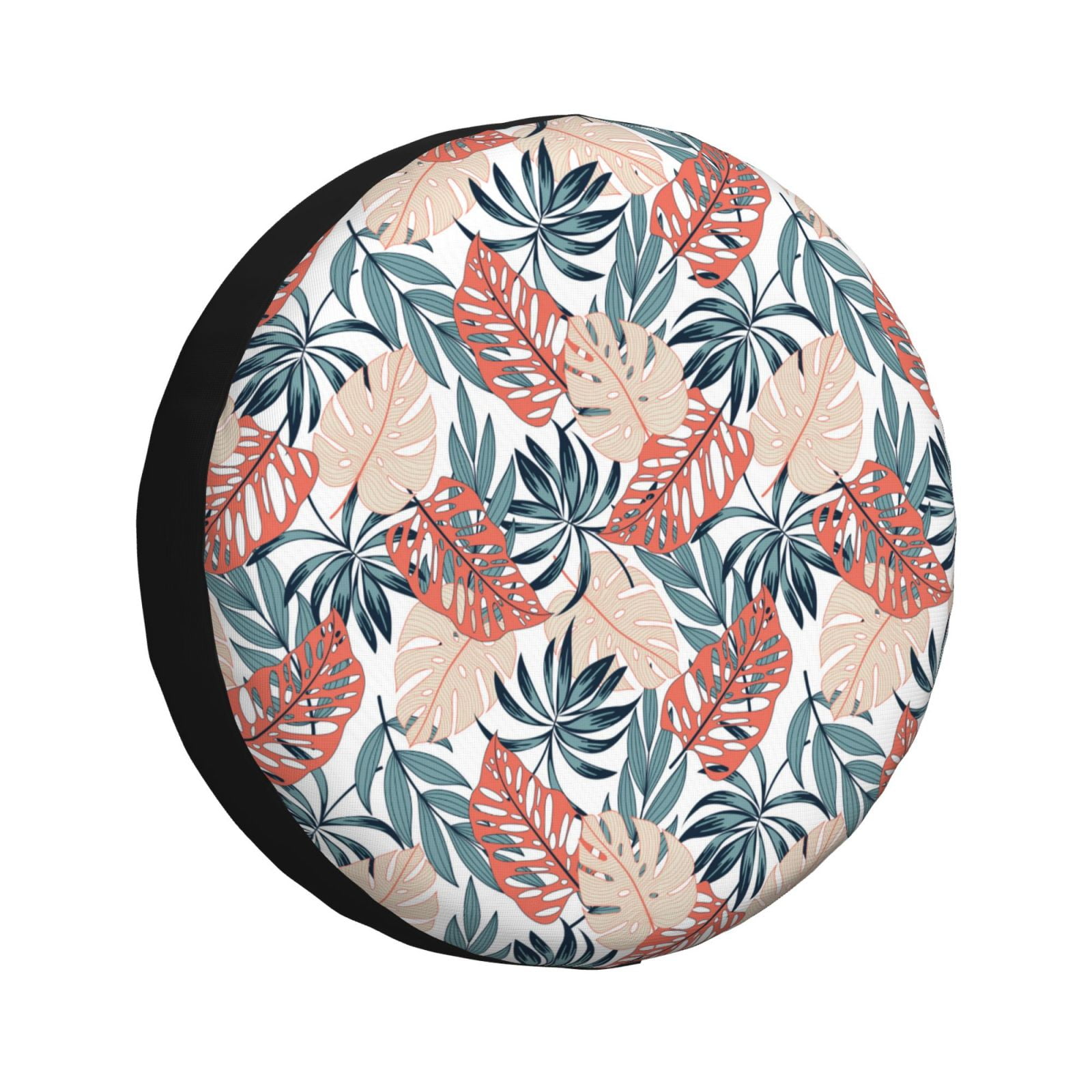 Rv Spare Tire Cover 16 inch - Hawaiian Style Big Leaes Tire Covers for ...