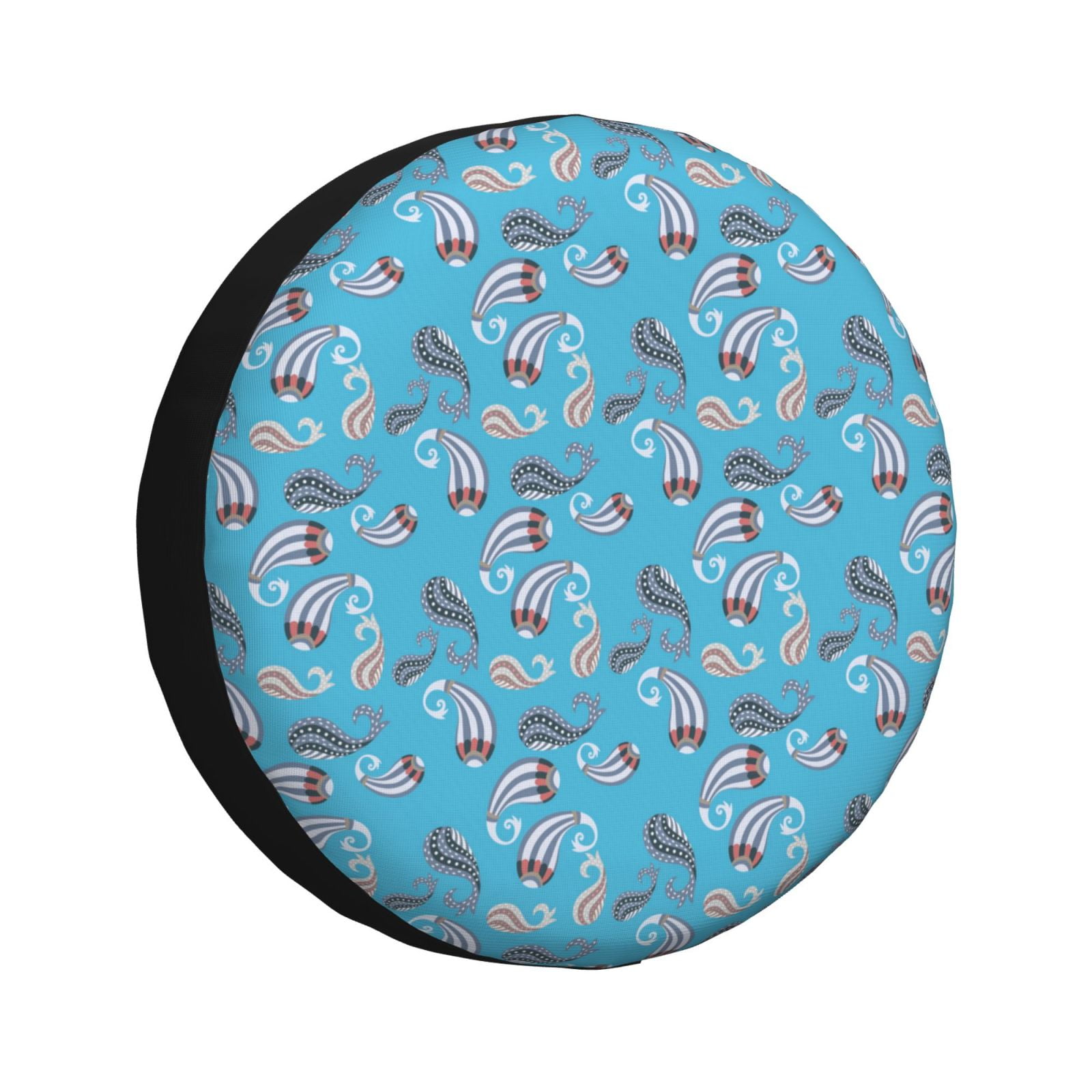 Rv Spare Tire Cover 16 inch - Lightblue Abstractly Fish Tire Covers for ...