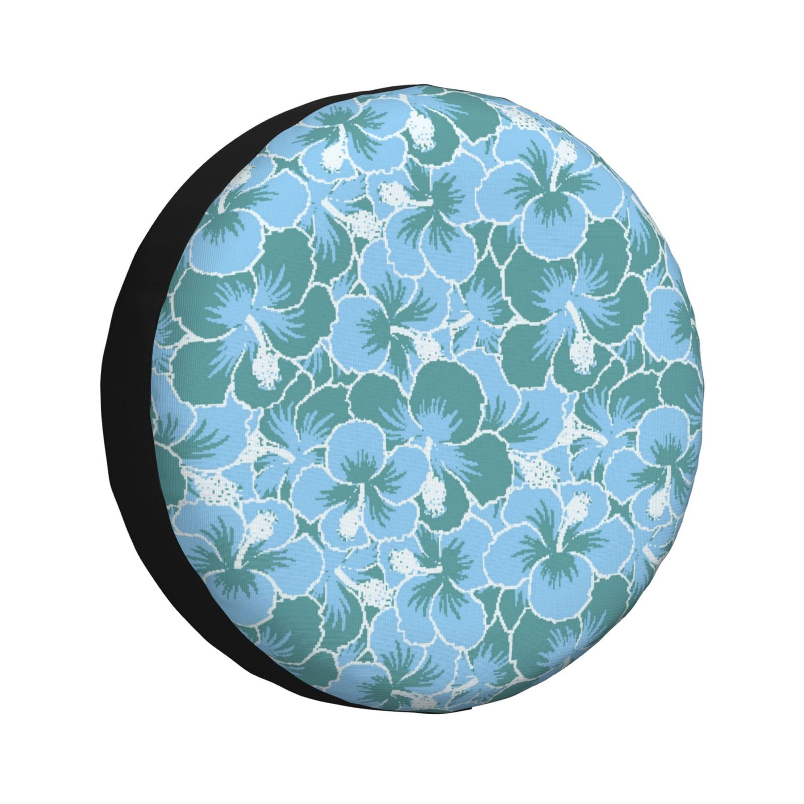 Rv Spare Tire Cover 16 inch - Lightblue Flower Tire Covers for Trailers ...