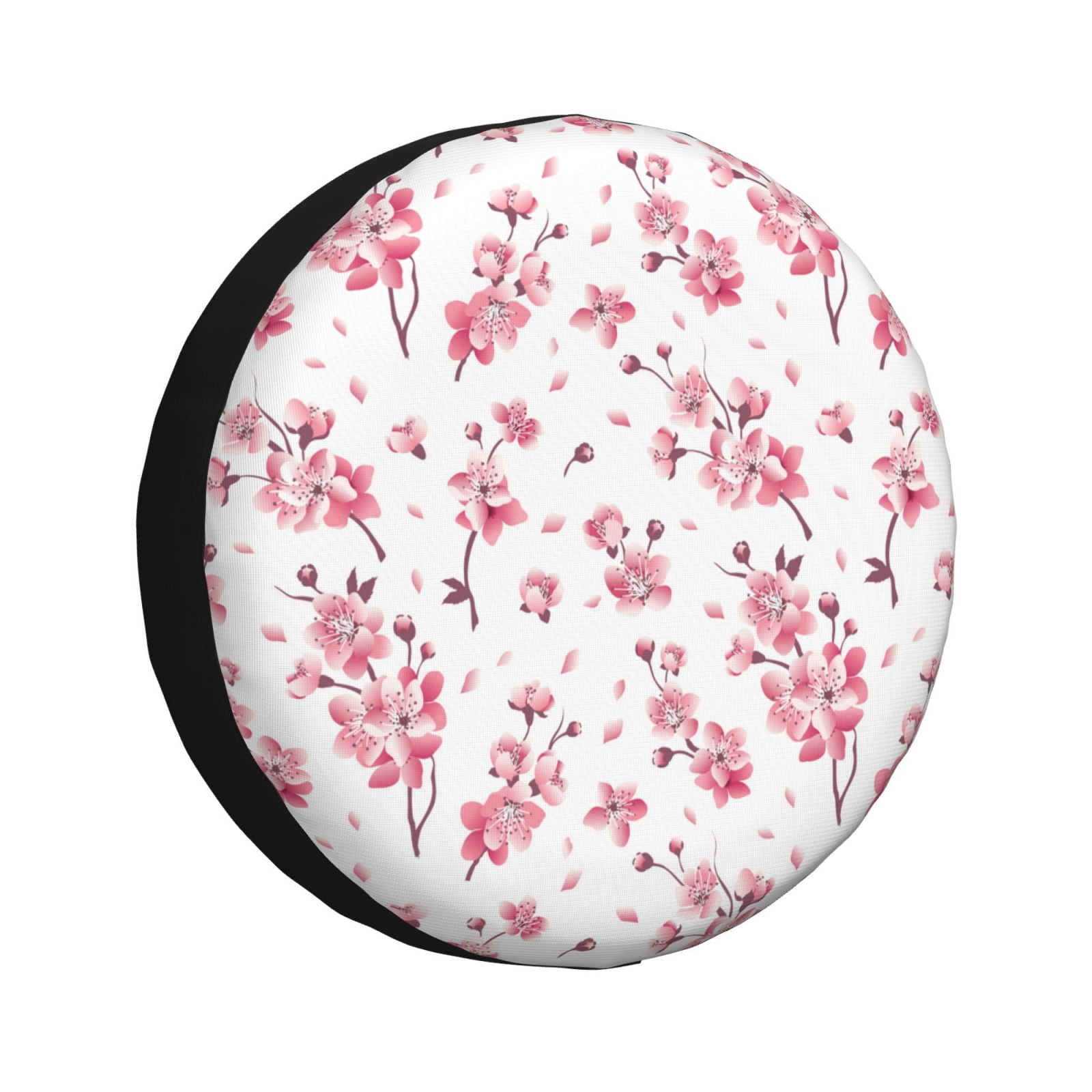 Rv Spare Tire Cover 16 inch - Pink berry blossom Floral elegance Tire ...