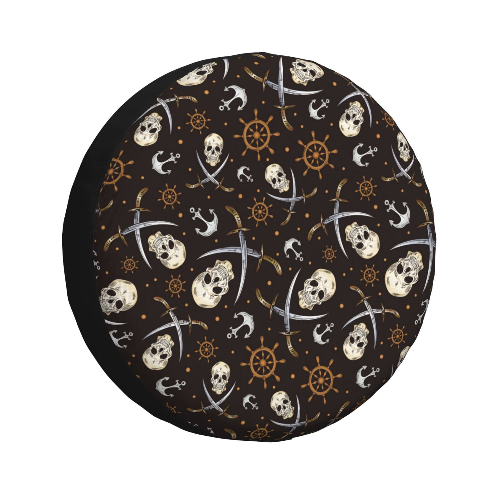 Rv Spare Tire Cover 16 inch - Pirate Skulls Tire Covers for Trailers ...