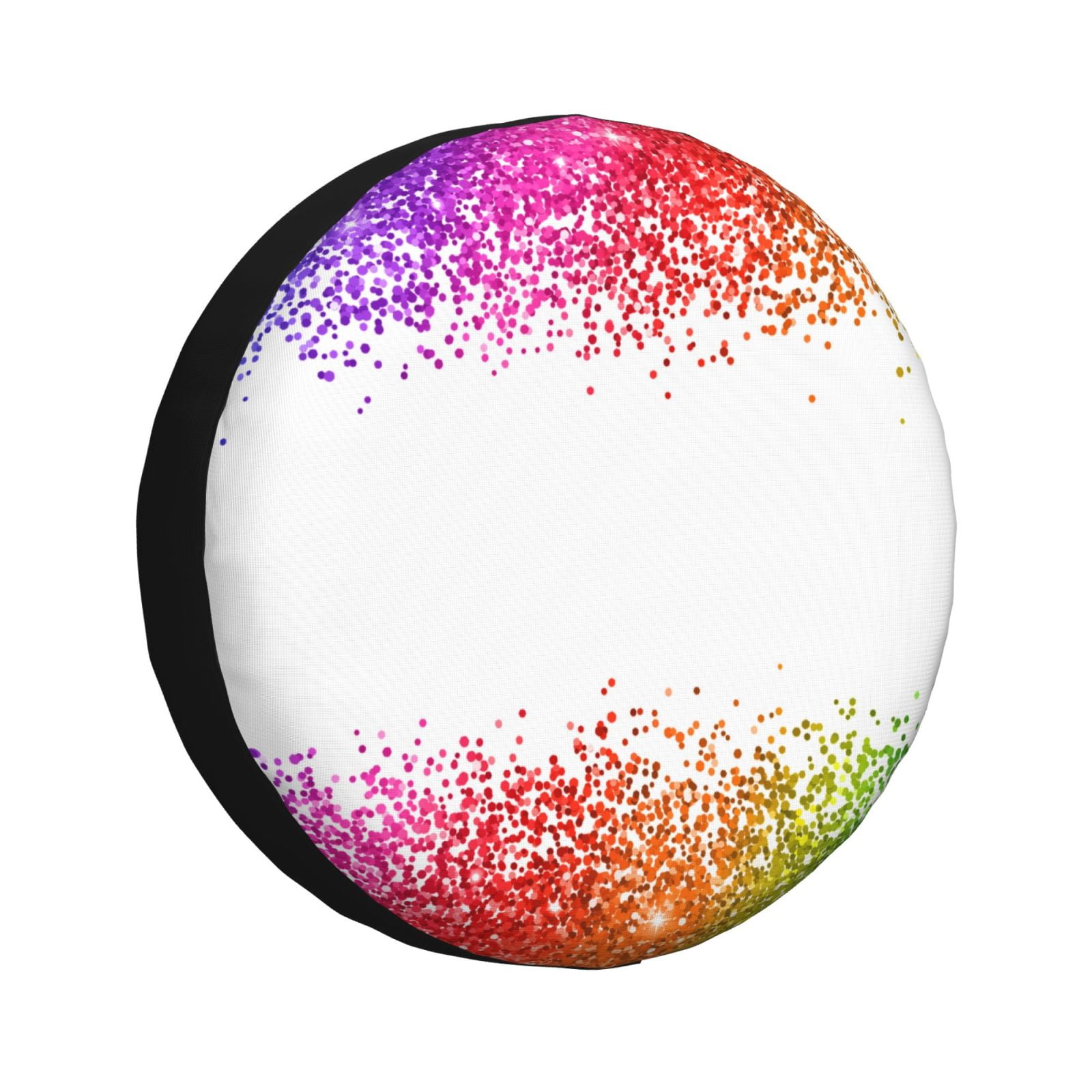 Rv Spare Tire Cover 16 inch - Rainbow Glitter Frame Tire Covers for ...