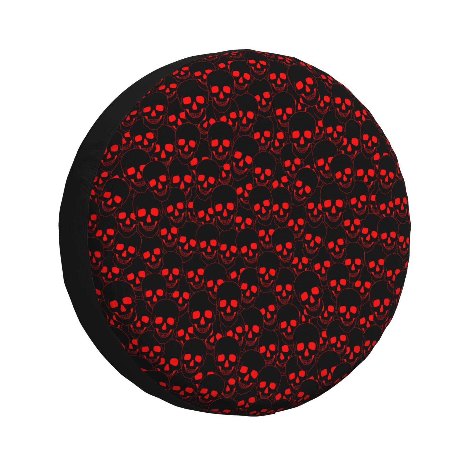 Rv Spare Tire Cover 16 inch - Red Skulls A Tire Covers for Trailers ...