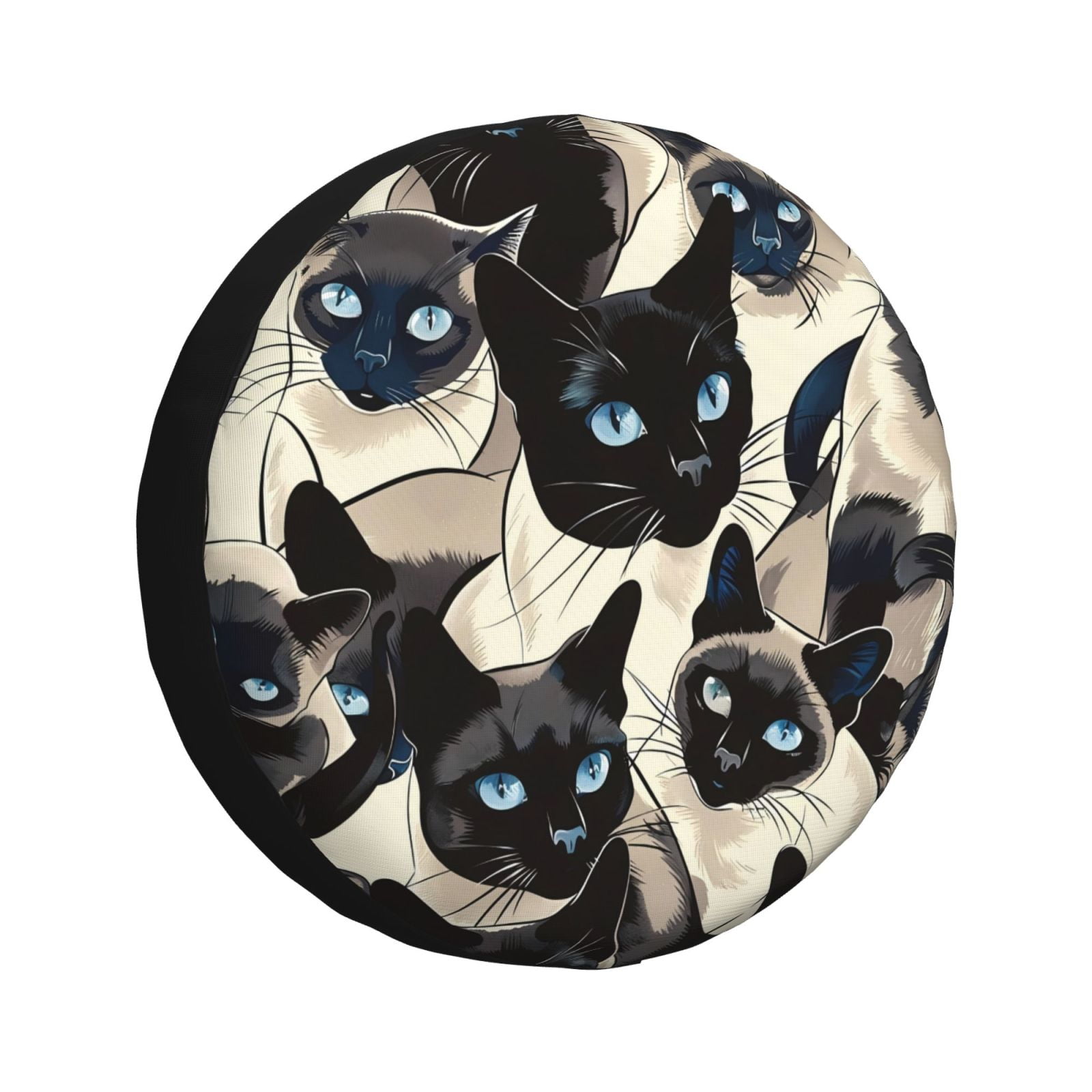 Rv Spare Tire Cover 16 inch - Siamese Cat Blue Eyes Pattern Tire Covers ...