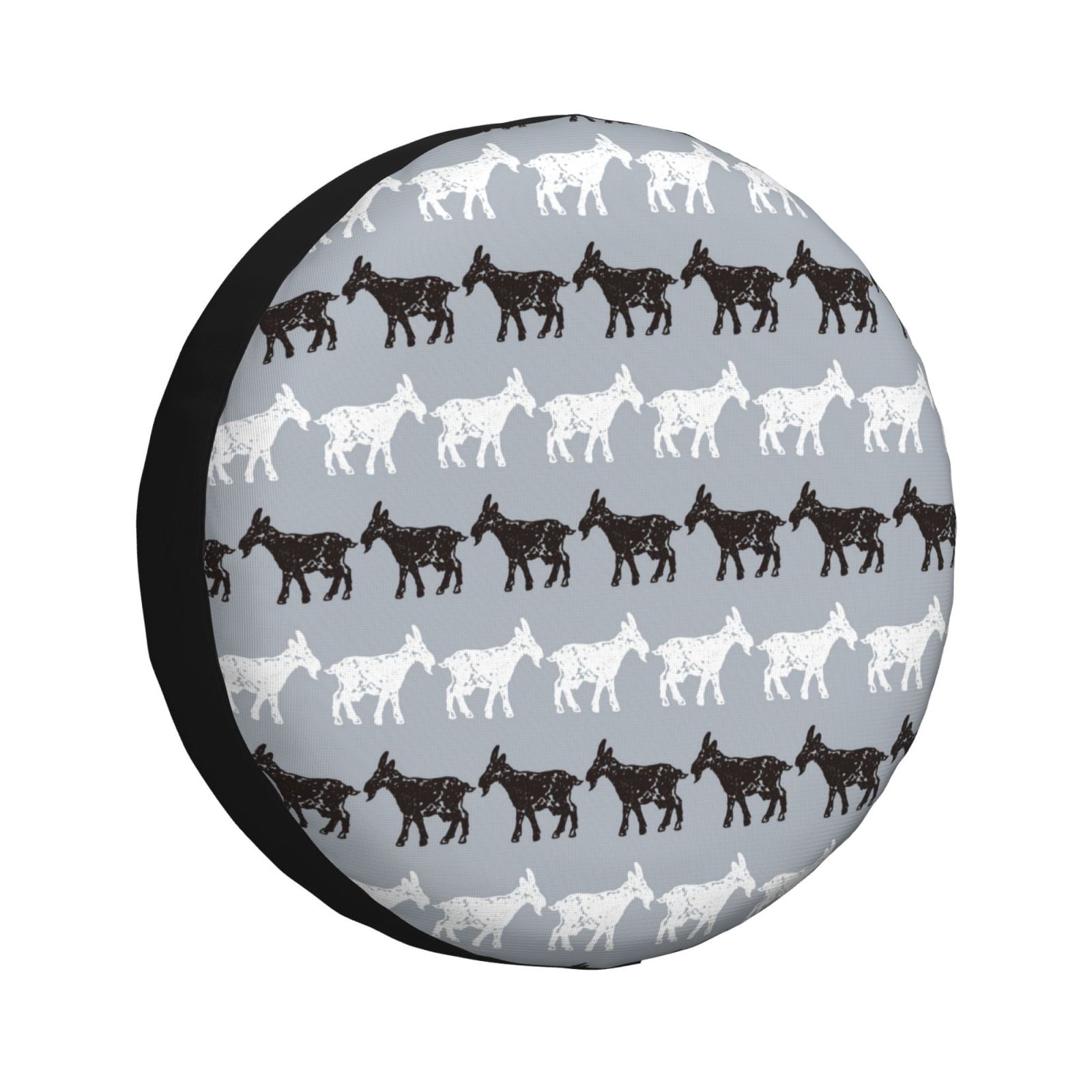 Rv Spare Tire Cover 16 inch - Sketch Cute Goat Black White Tire Covers ...