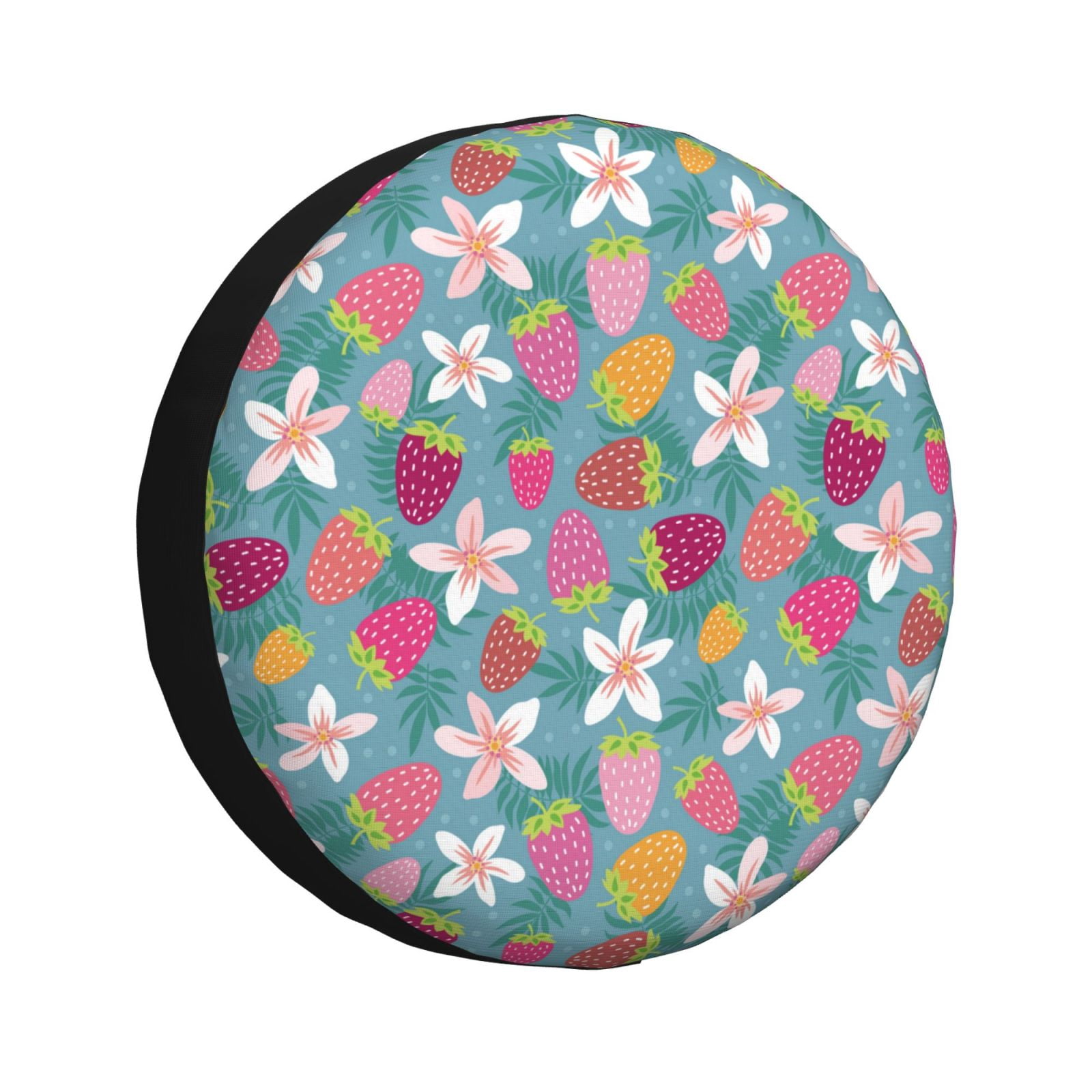 Rv Spare Tire Cover 16 inch - Strawberry flower B Tire Covers for ...