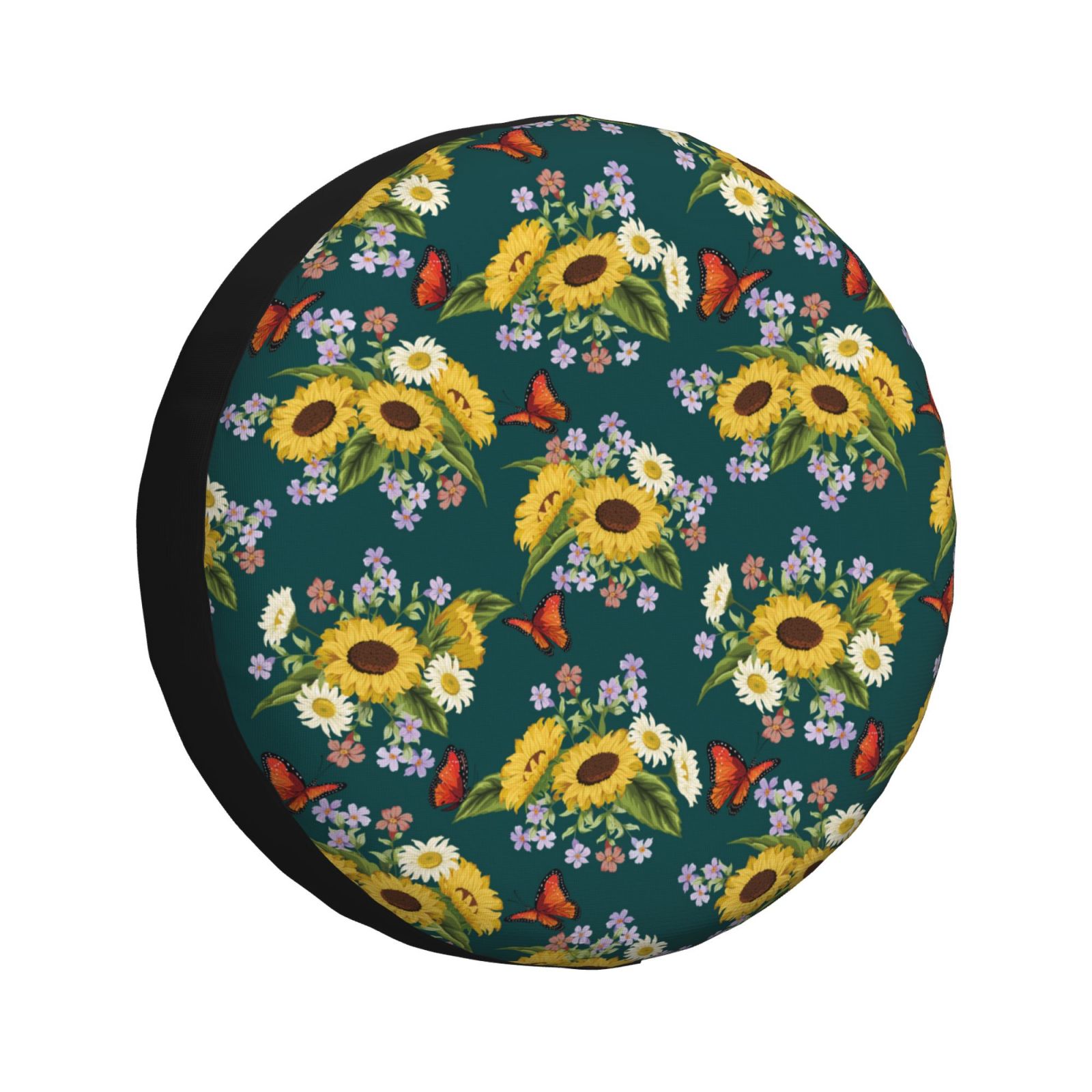 Rv Spare Tire Cover 16 inch - Sunflowers Daisy Butterfly Tire Covers ...