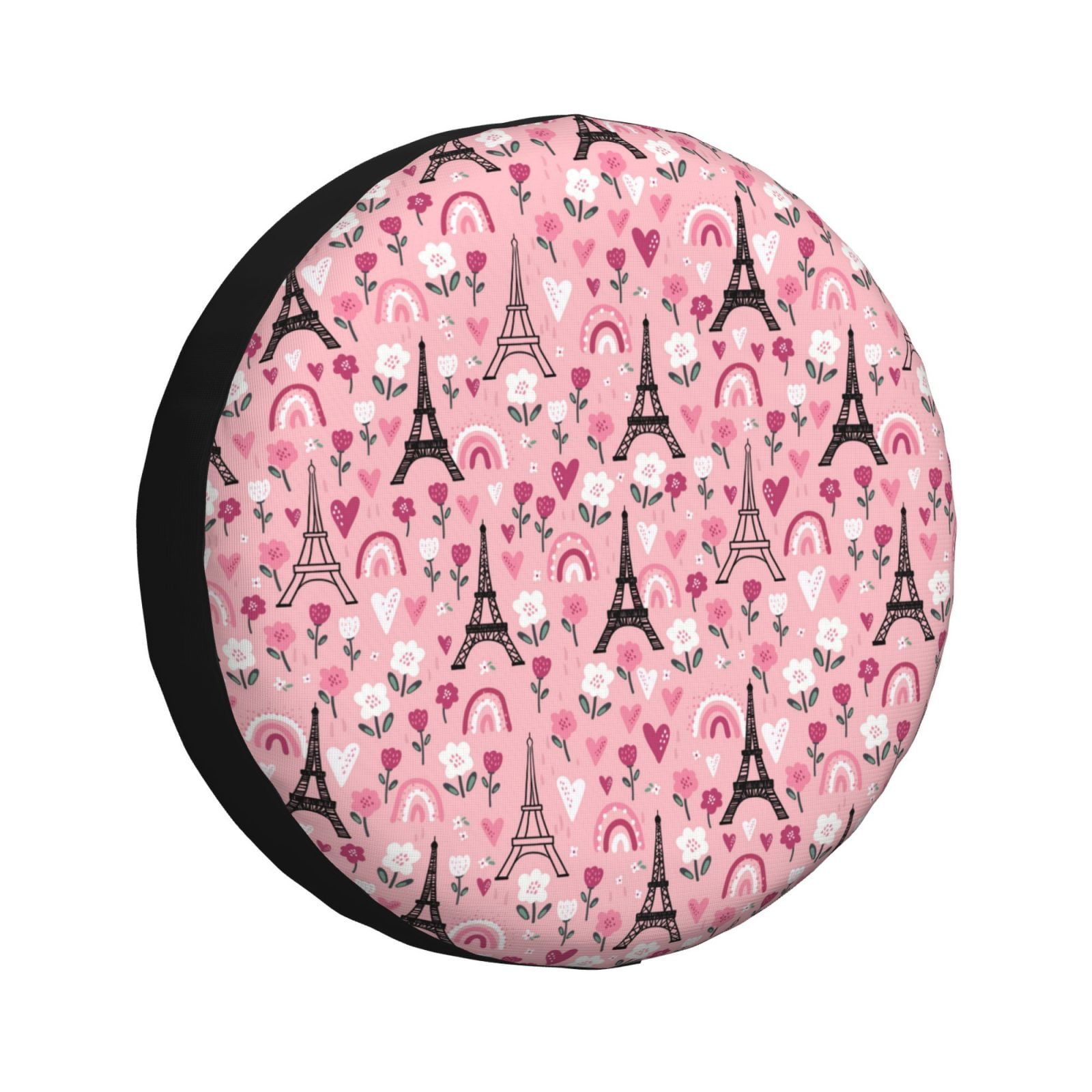 Rv Spare Tire Cover 16 inch - Tower flower Tire Covers for Trailers ...