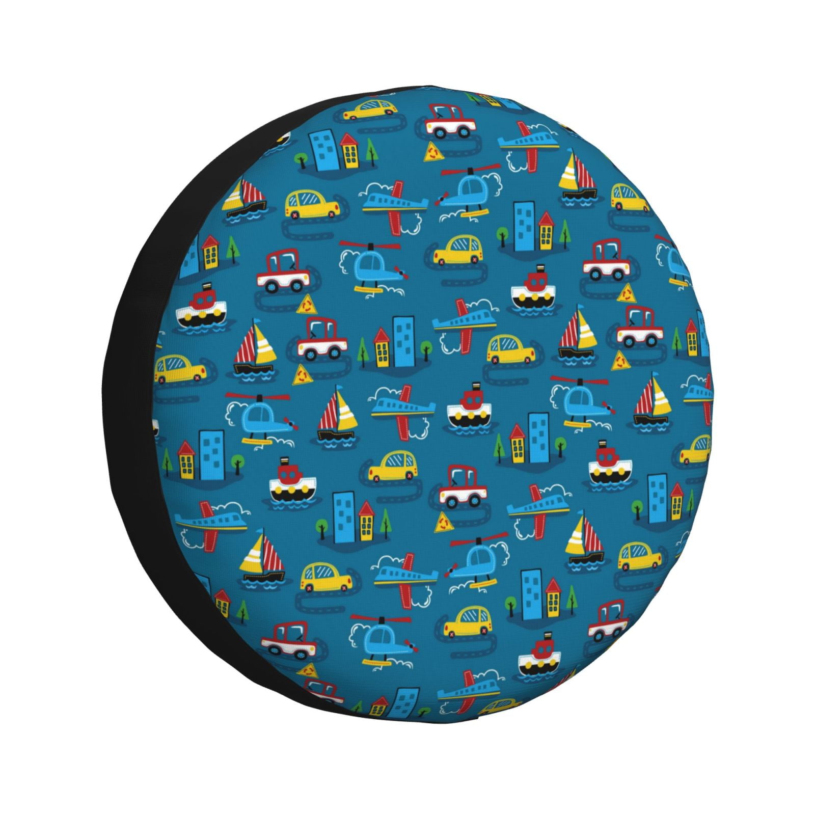 Rv Spare Tire Cover 16 inch - Transportations with Buildings Tire ...