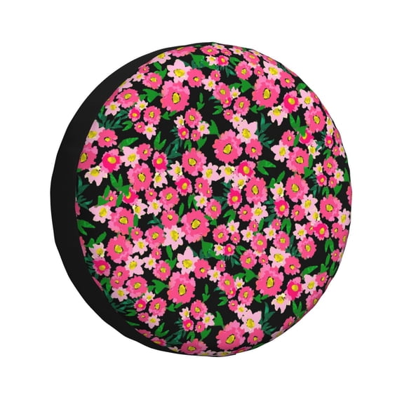 Rv Spare Tire Cover 16 inch - Trendy Floral Tire Covers for Trailers ...