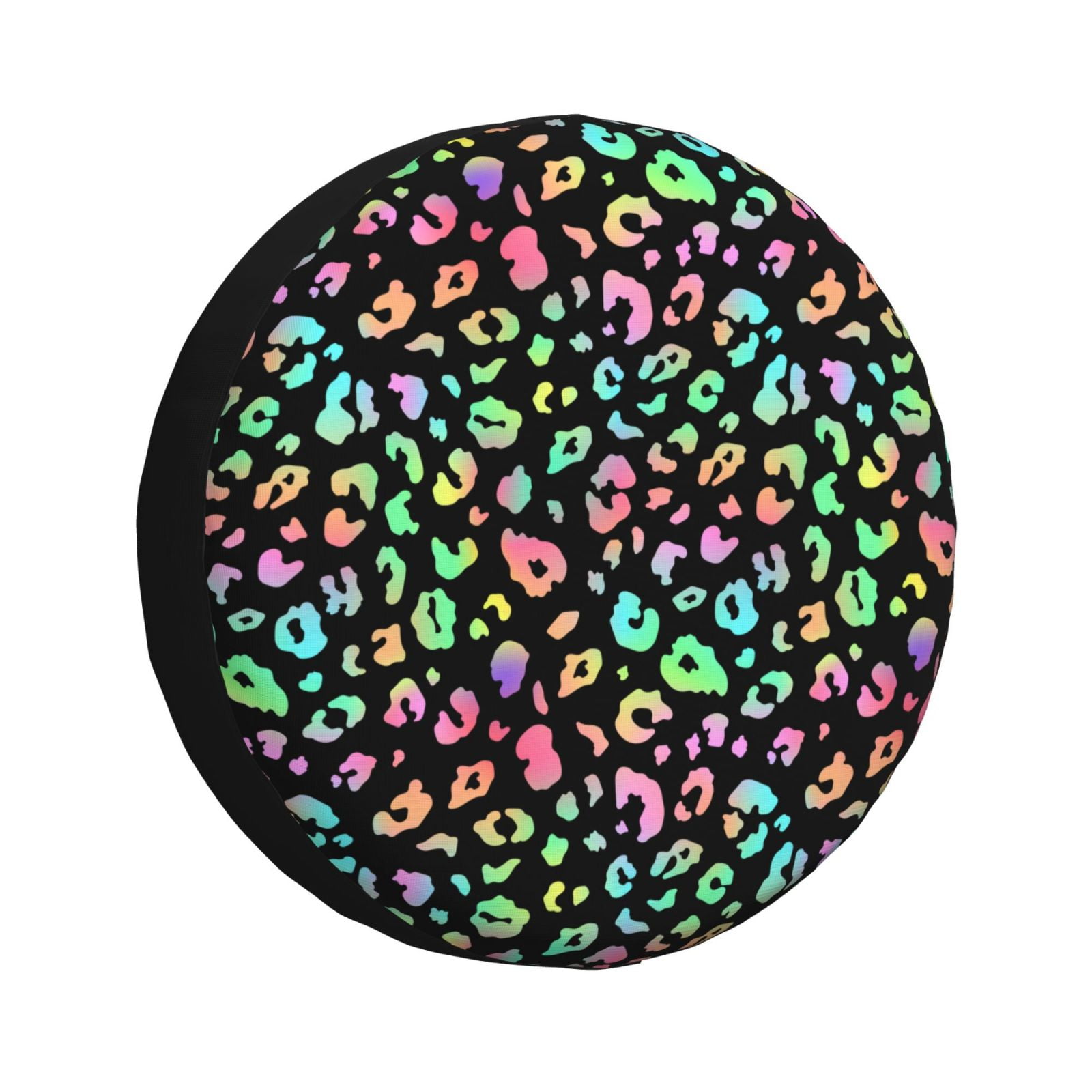 Rv Spare Tire Cover 16 inch - Trendy Leopard black Tire Covers for ...
