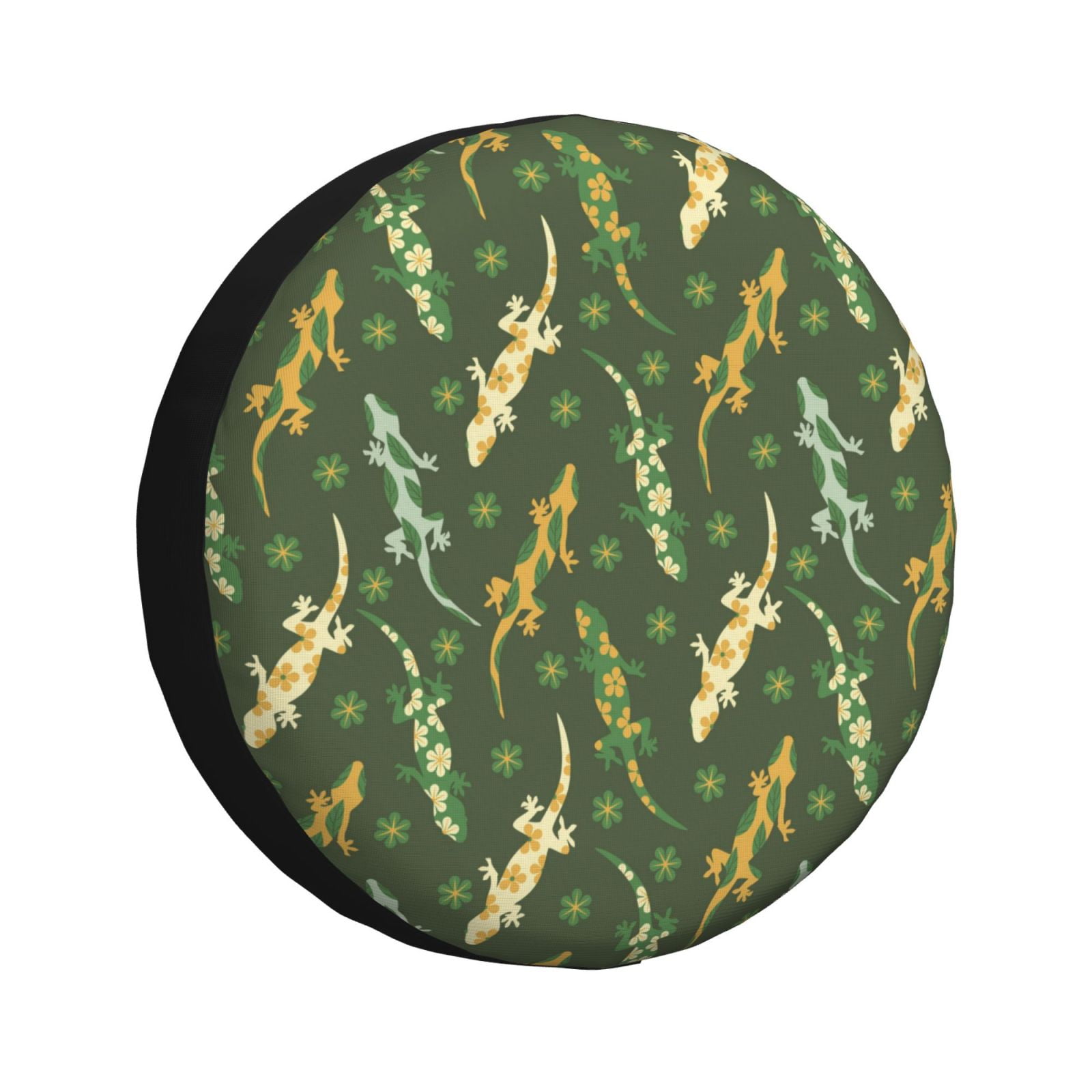 Rv Spare Tire Cover 16 inch - Tropical Lizard Gecko Green Tire Covers ...