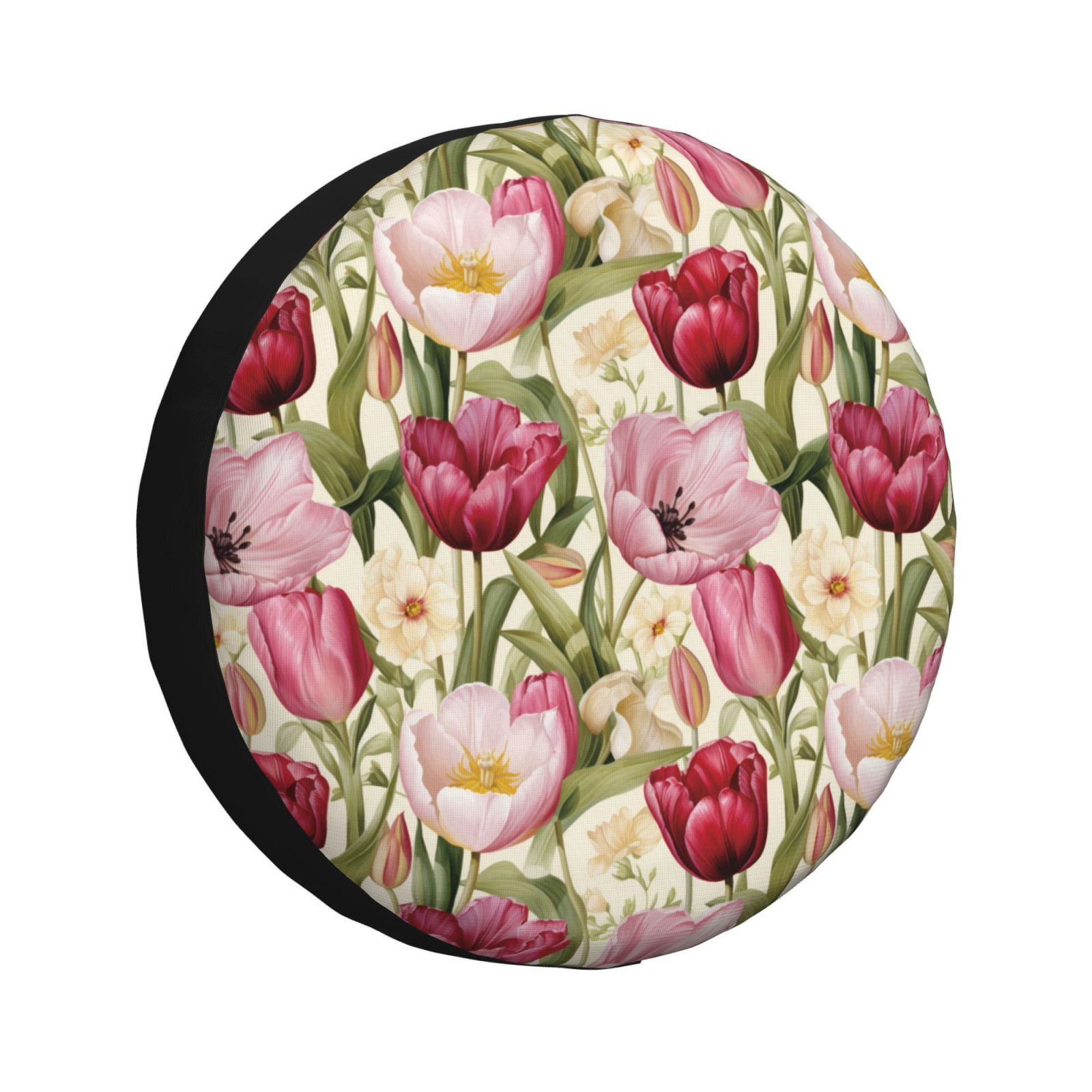Rv Spare Tire Cover 16 inch - Tulips Flowers Light Pink Tire Covers for ...