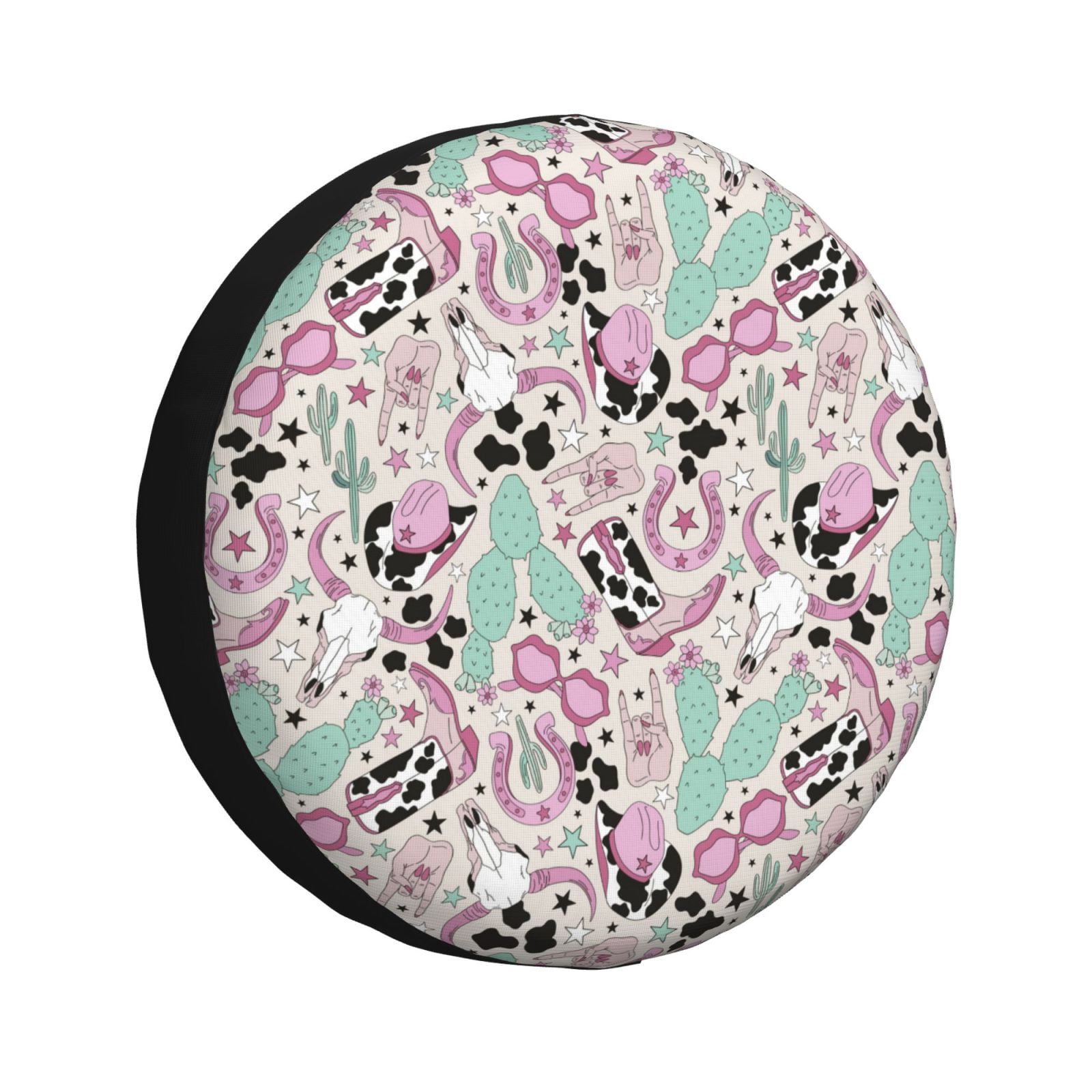 Rv Spare Tire Cover 16 inch - West Cowgirl Disco Tire Covers for ...