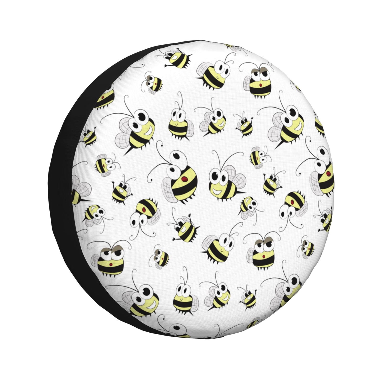 Rv Spare Tire Cover 16 inch - cartoon bees funny white cute Tire Covers ...