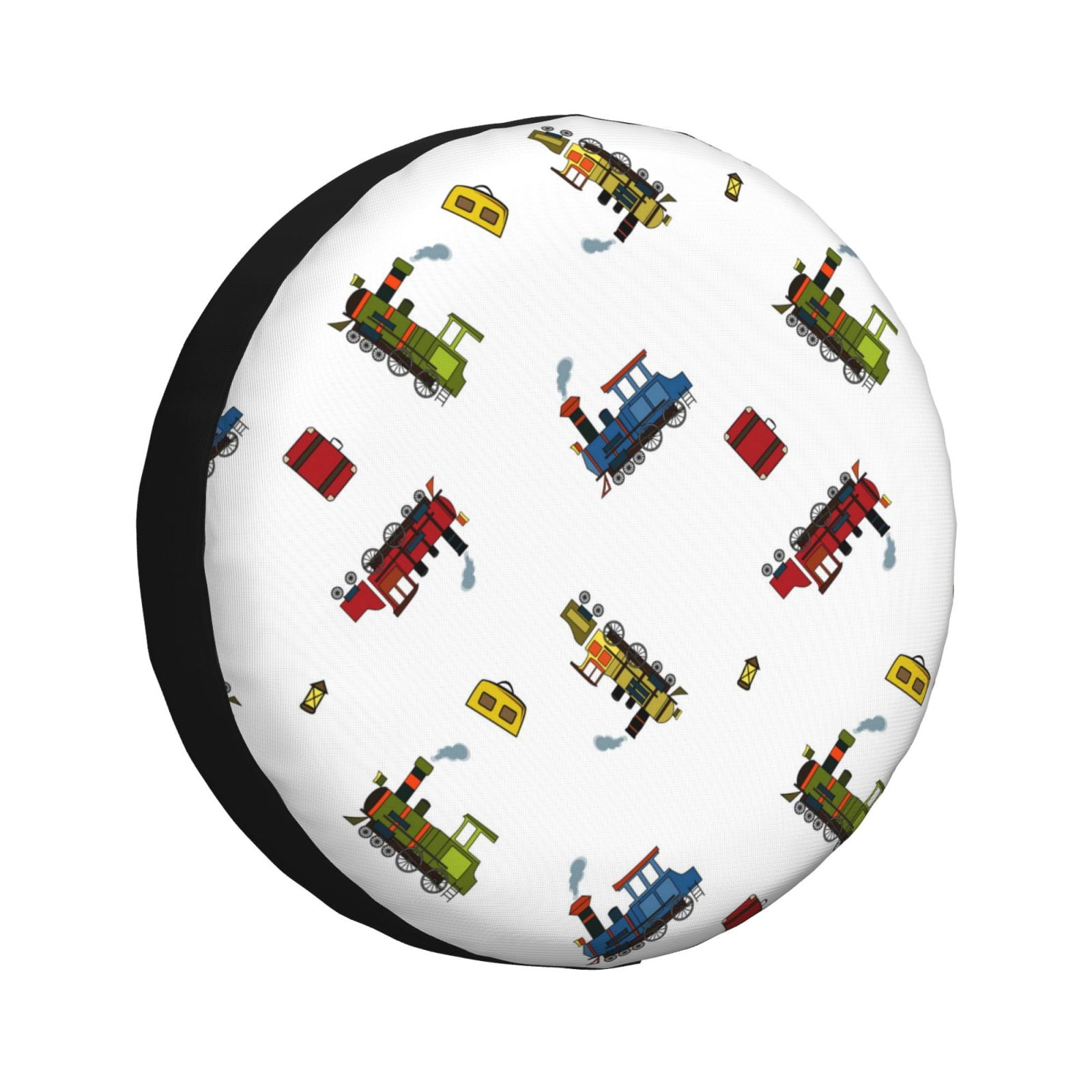 Rv Spare Tire Cover 16 inch - colorful Train Pattern Tire Covers for ...
