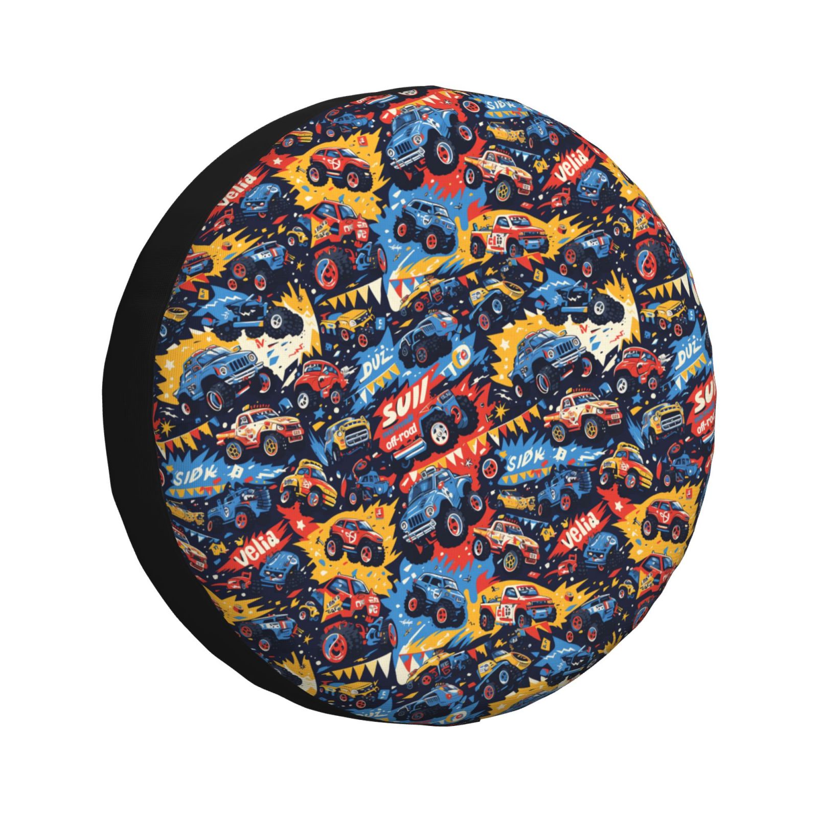 Rv Spare Tire Cover 16 inch - colorful off road racing car Tire Covers ...