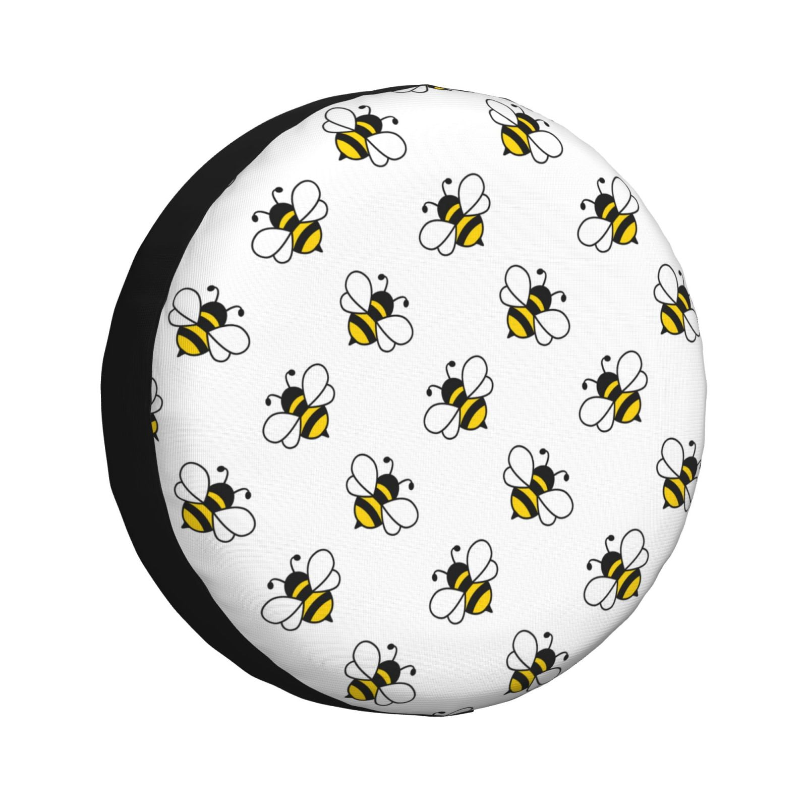Rv Spare Tire Cover 16 inch - cute bees cartoon white Tire Covers for ...