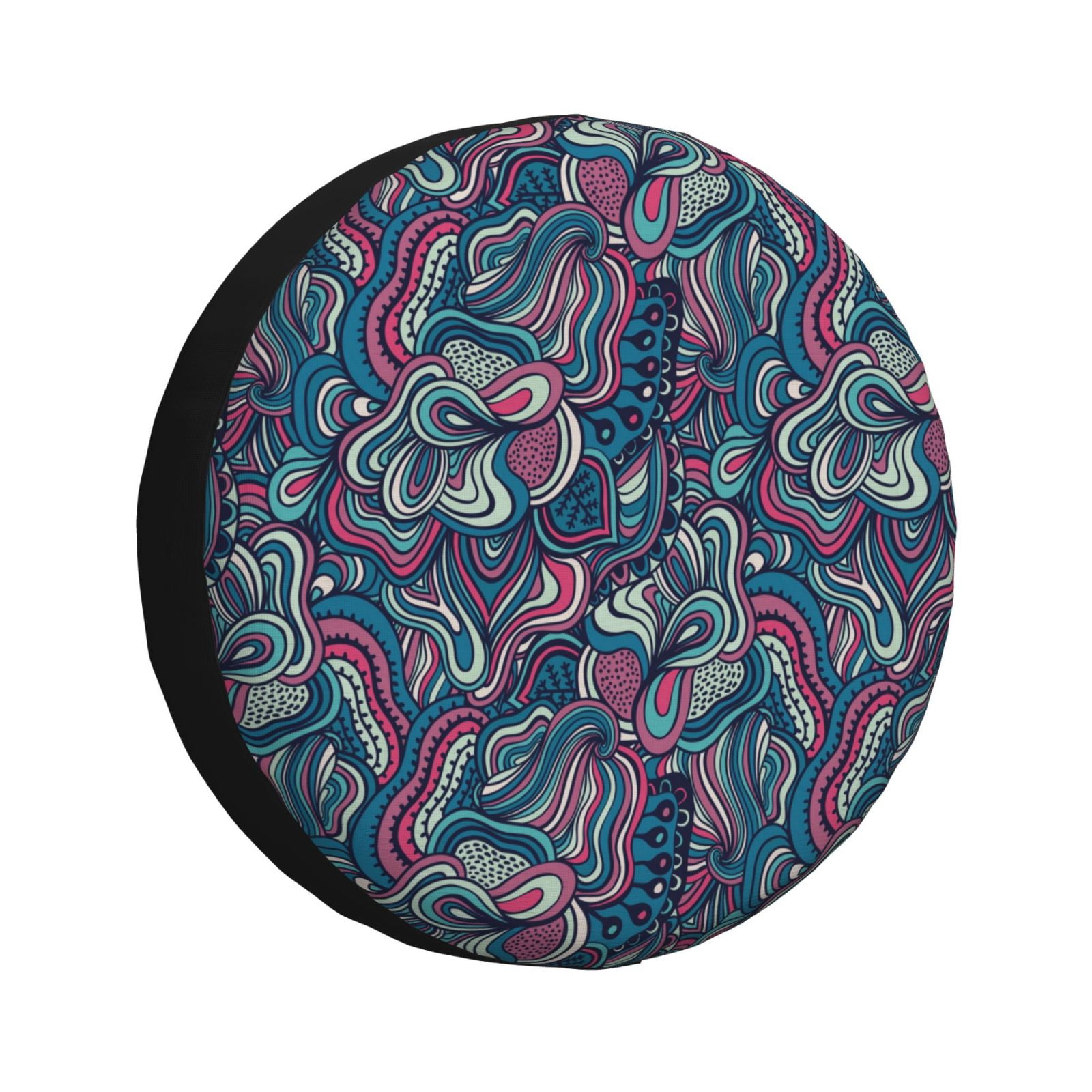 Rv Spare Tire Cover 16 inch - funny flowers Tire Covers for Trailers ...