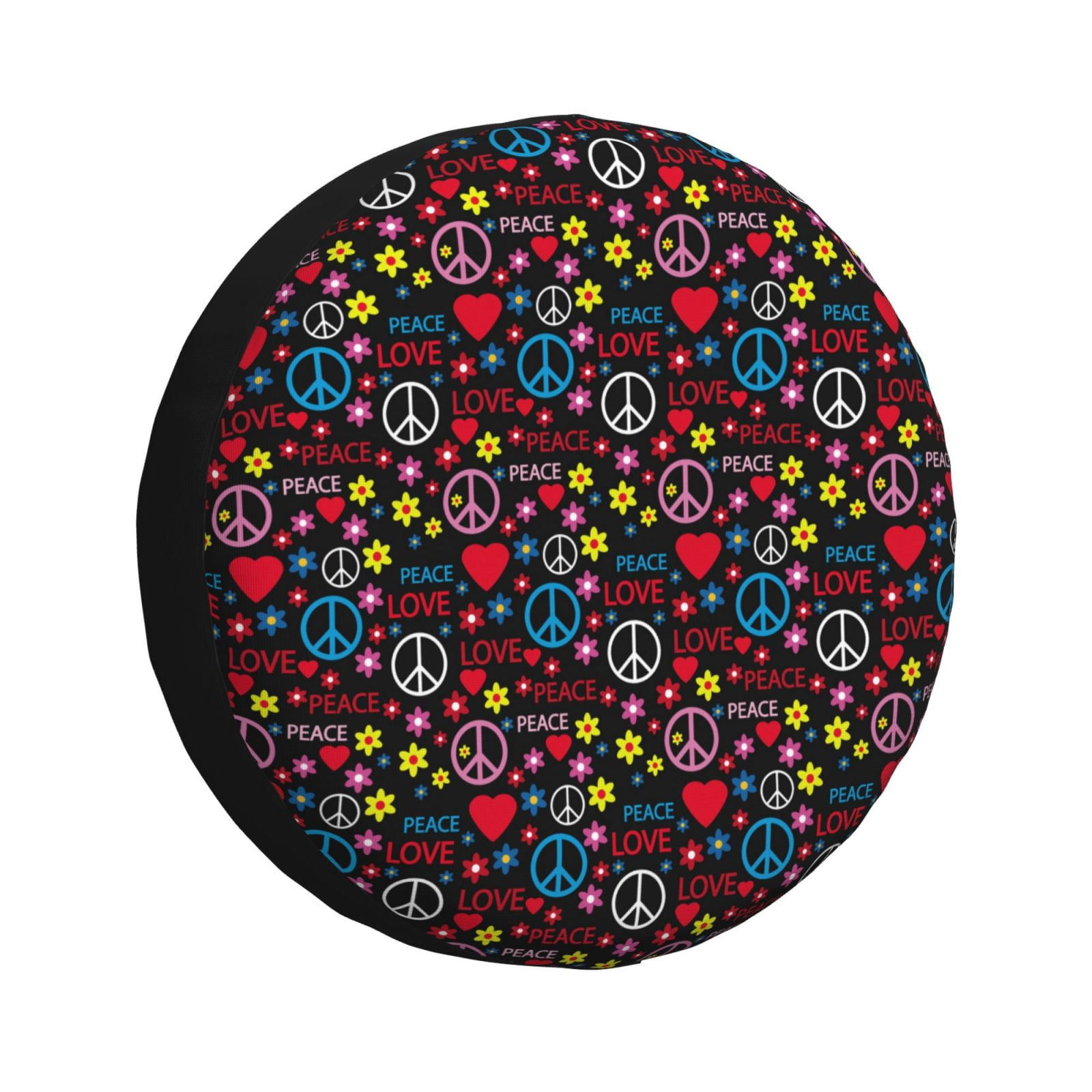 Rv Spare Tire Cover 16 inch - peace sign love flower heart Tire Covers ...
