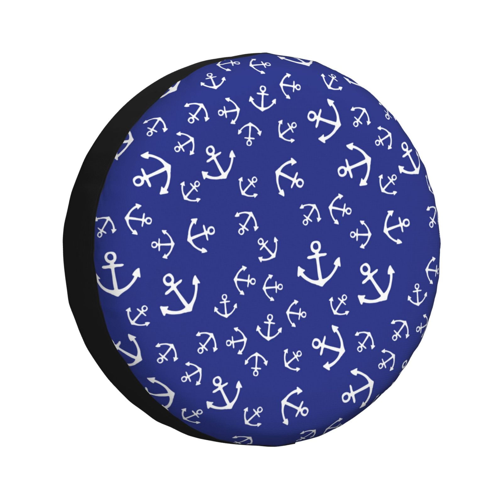 Rv Spare Tire Cover 16 inch - white Anchors darkblue cute Tire Covers ...