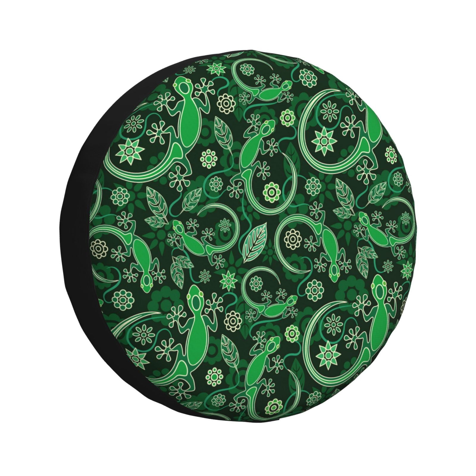 Rv Spare Tire Cover 17 inch - Abstract Gecko Lizard Green Tire Covers ...