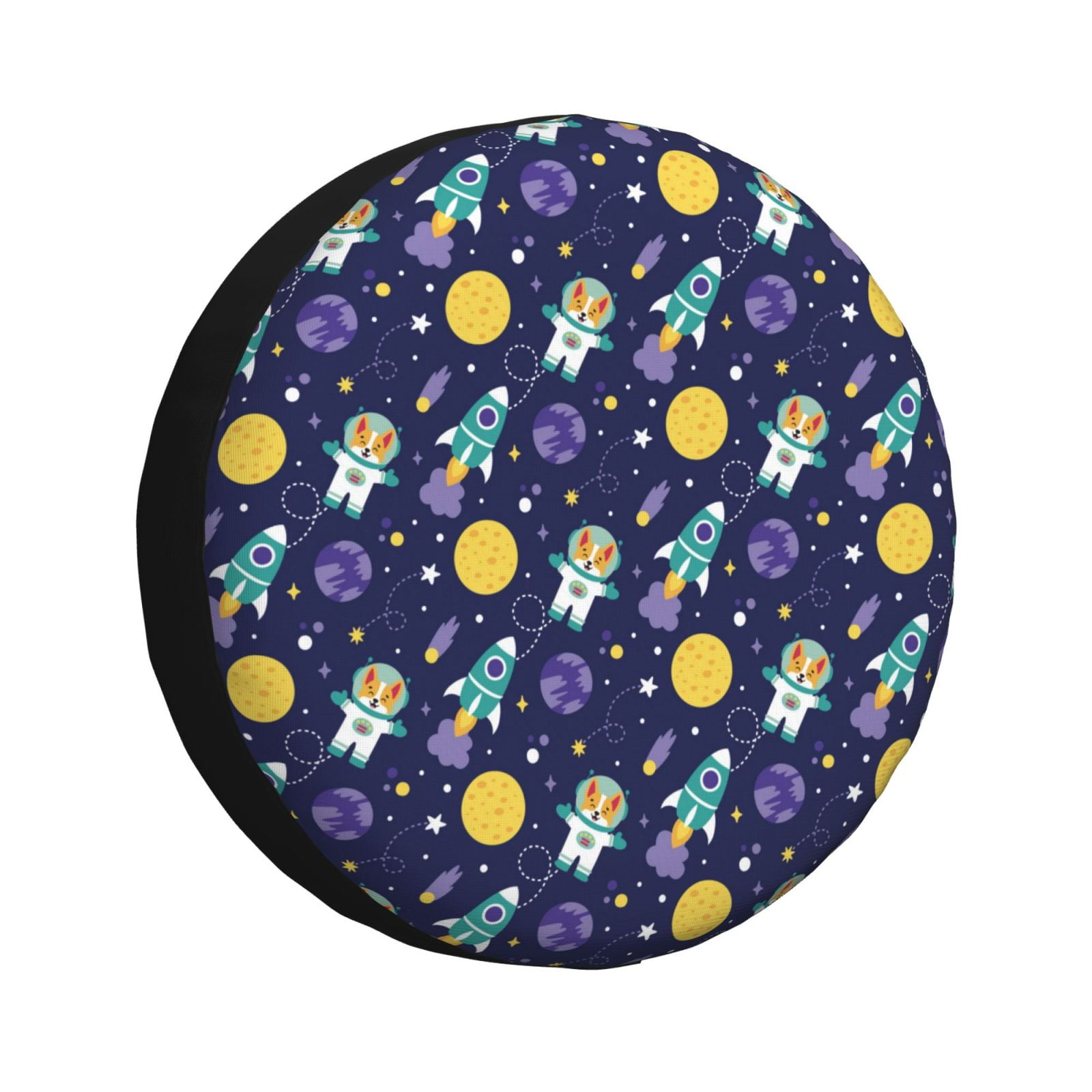 Rv Spare Tire Cover 17 inch - Astronaut corgi Tire Covers for Trailers ...