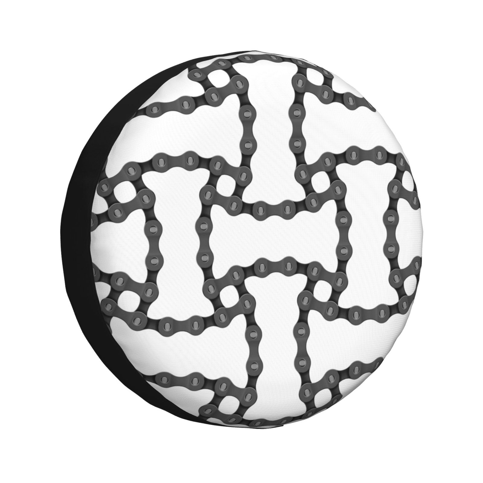 Rv Spare Tire Cover 17 inch - Bike chains Pattern Antique Tire Covers for Trailers, Adjustable ...