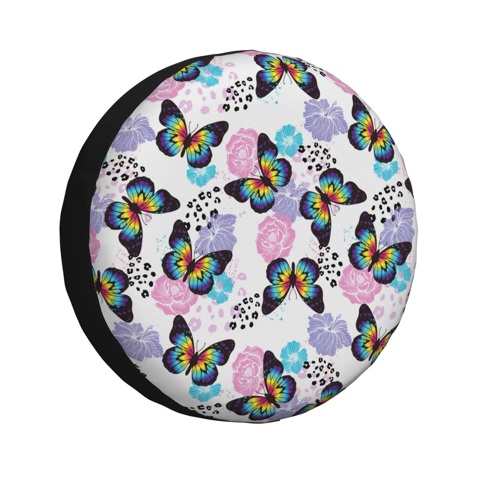 Rv Spare Tire Cover 17 inch - Bright Butterflies1 Tire Covers for ...