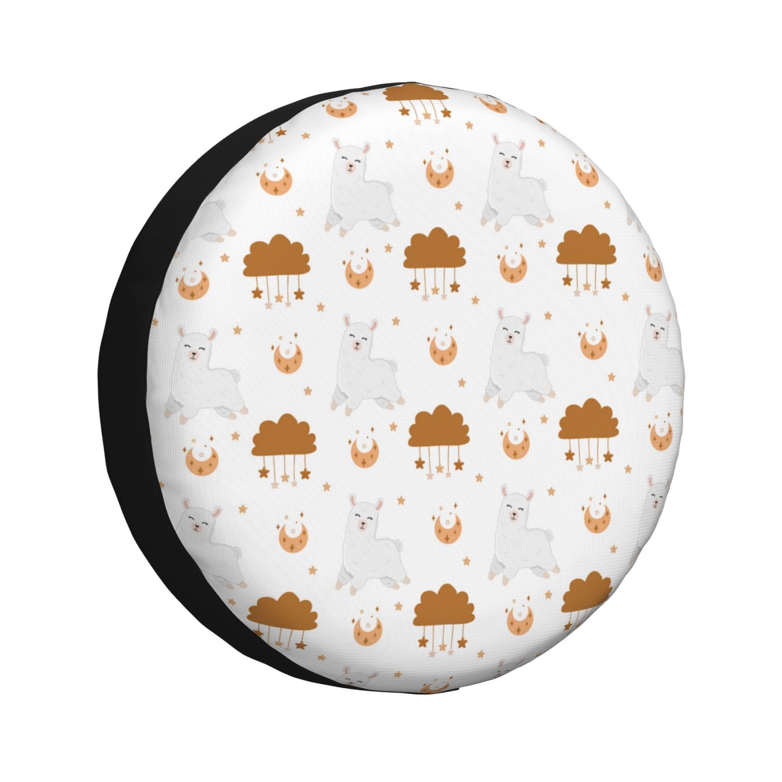 Rv Spare Tire Cover 17 inch - Cartoon Cute Alpaca Moon Stars Tire ...