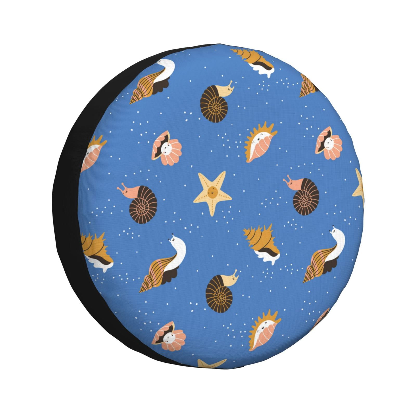 Rv Spare Tire Cover 17 inch - Conch Shell Blue Tire Covers for Trailers ...