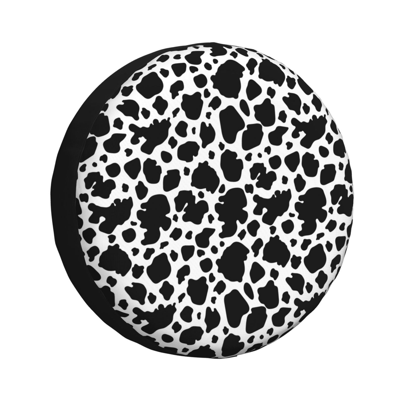Rv Spare Tire Cover 17 inch - Cute Cow Print Black White Tire Covers ...