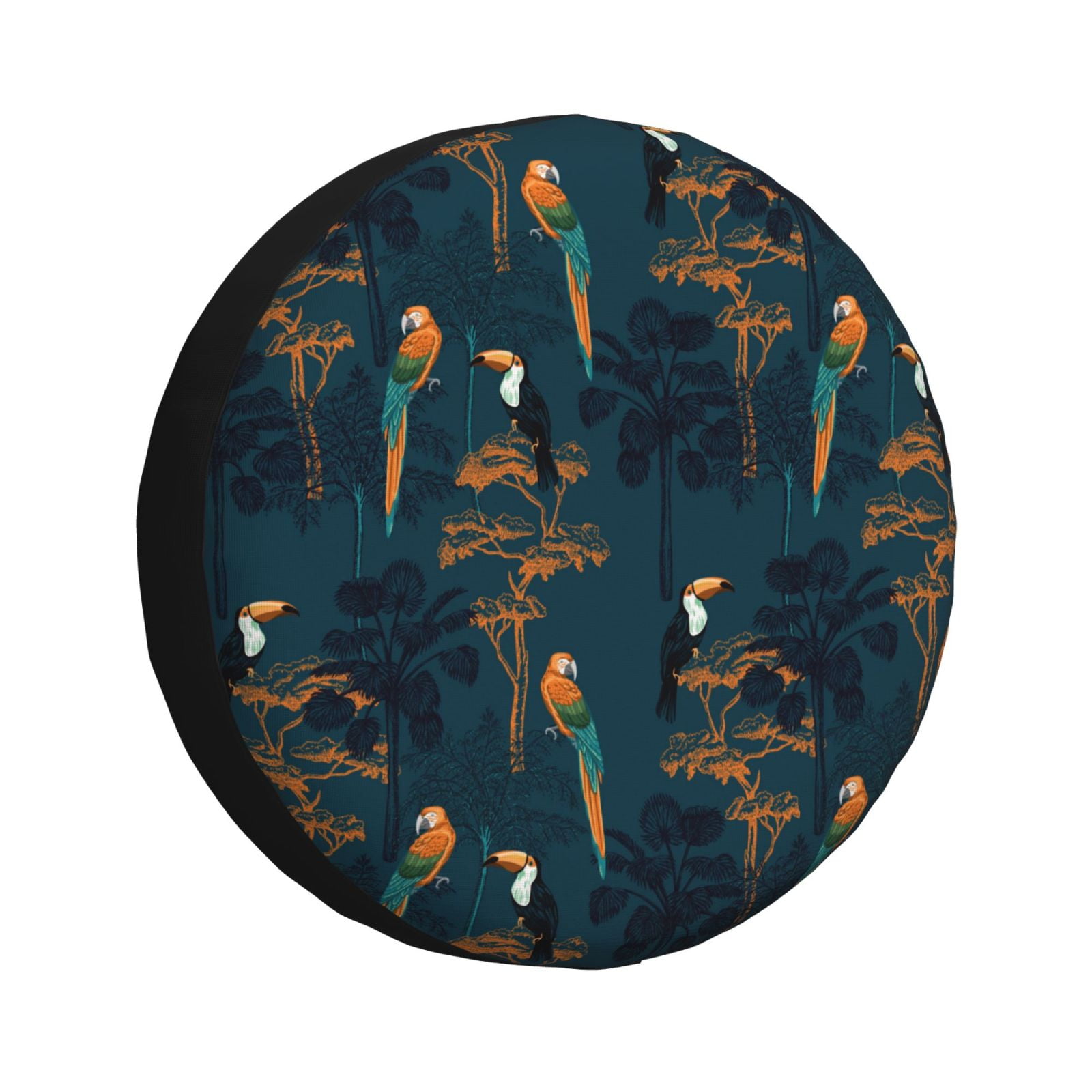 Rv Spare Tire Cover 17 inch - Cute Macaw Toucan Palm Tree Tire Covers ...