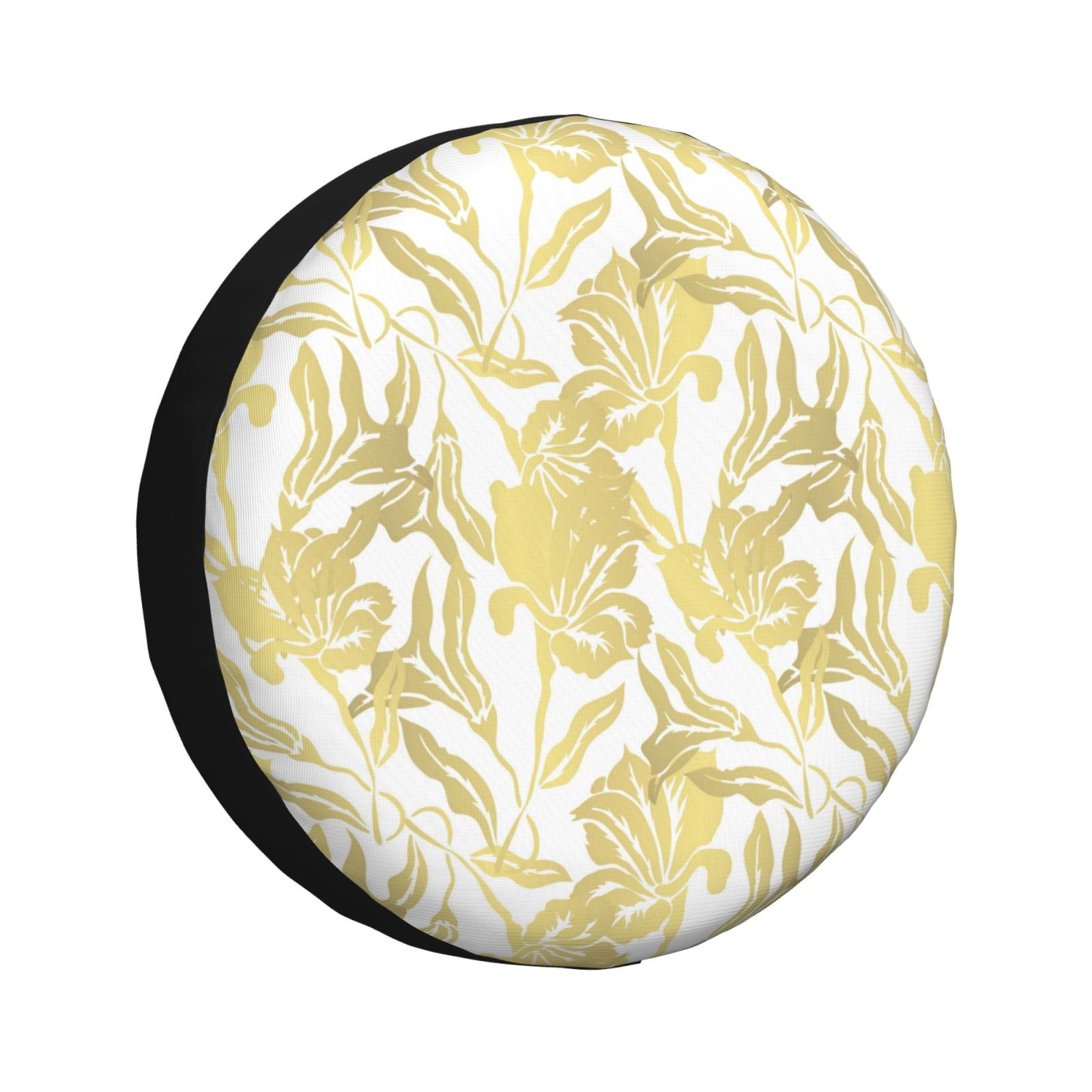 Rv Spare Tire Cover 17 inch - Gold Calla Lily Flowers Tire Covers for ...