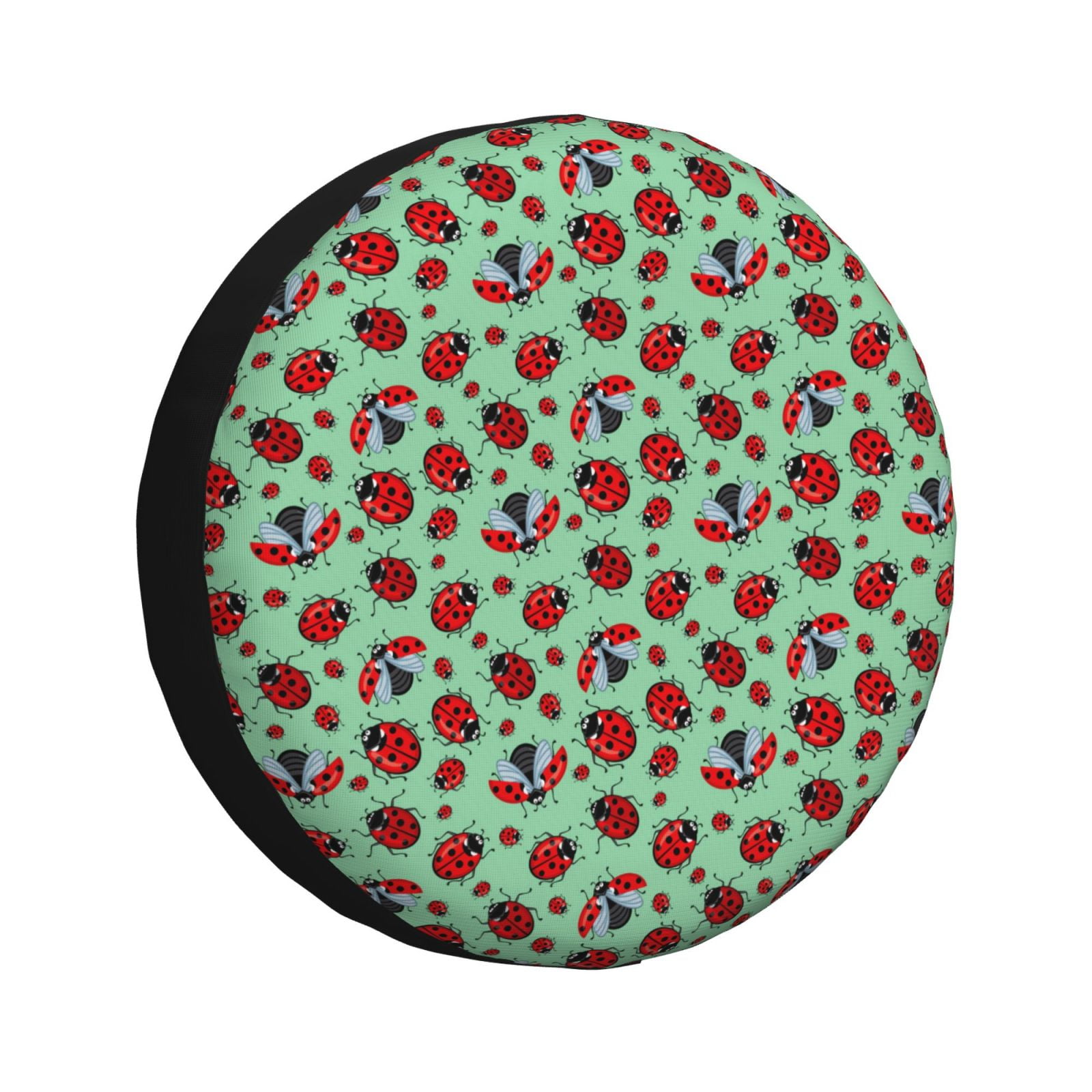 Rv Spare Tire Cover 17 inch - Ladybugs in green Tire Covers for ...